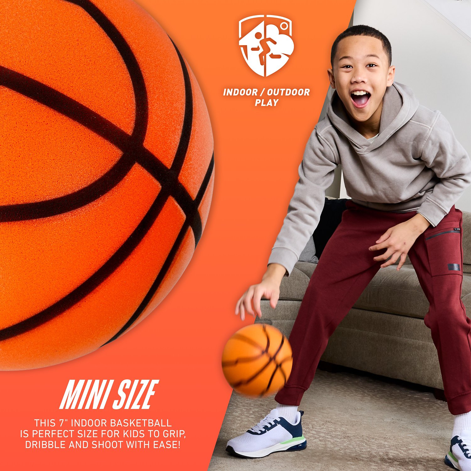 NERF Quiet court Mini 7 in Basketball | Academy