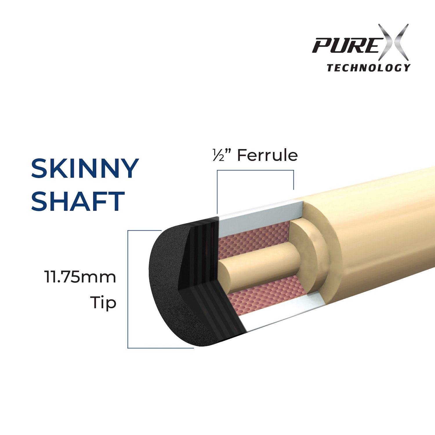 Pure X 2-Piece Pool Cue | Academy