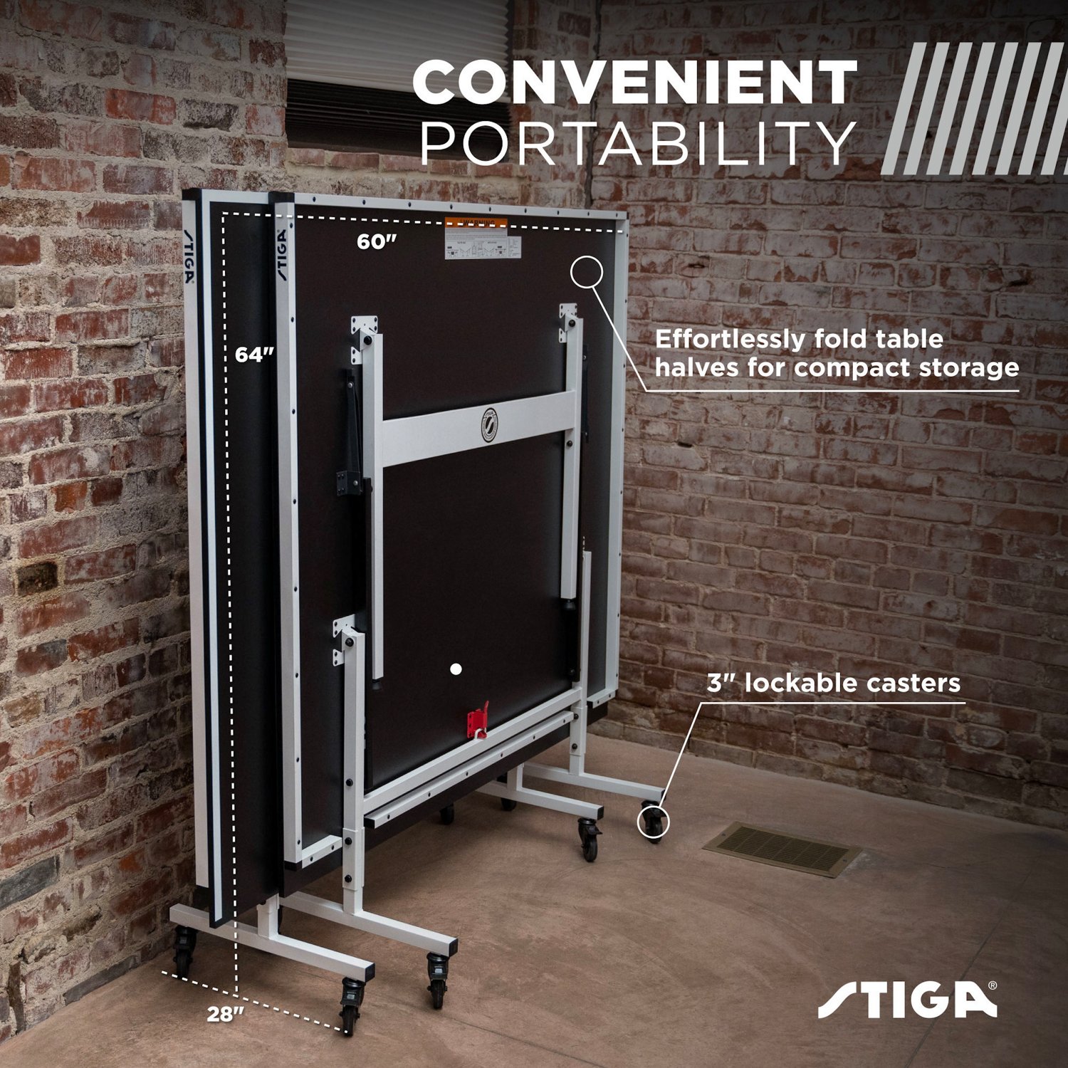 STIGA Evolution Indoor Table Tennis Table | Academy