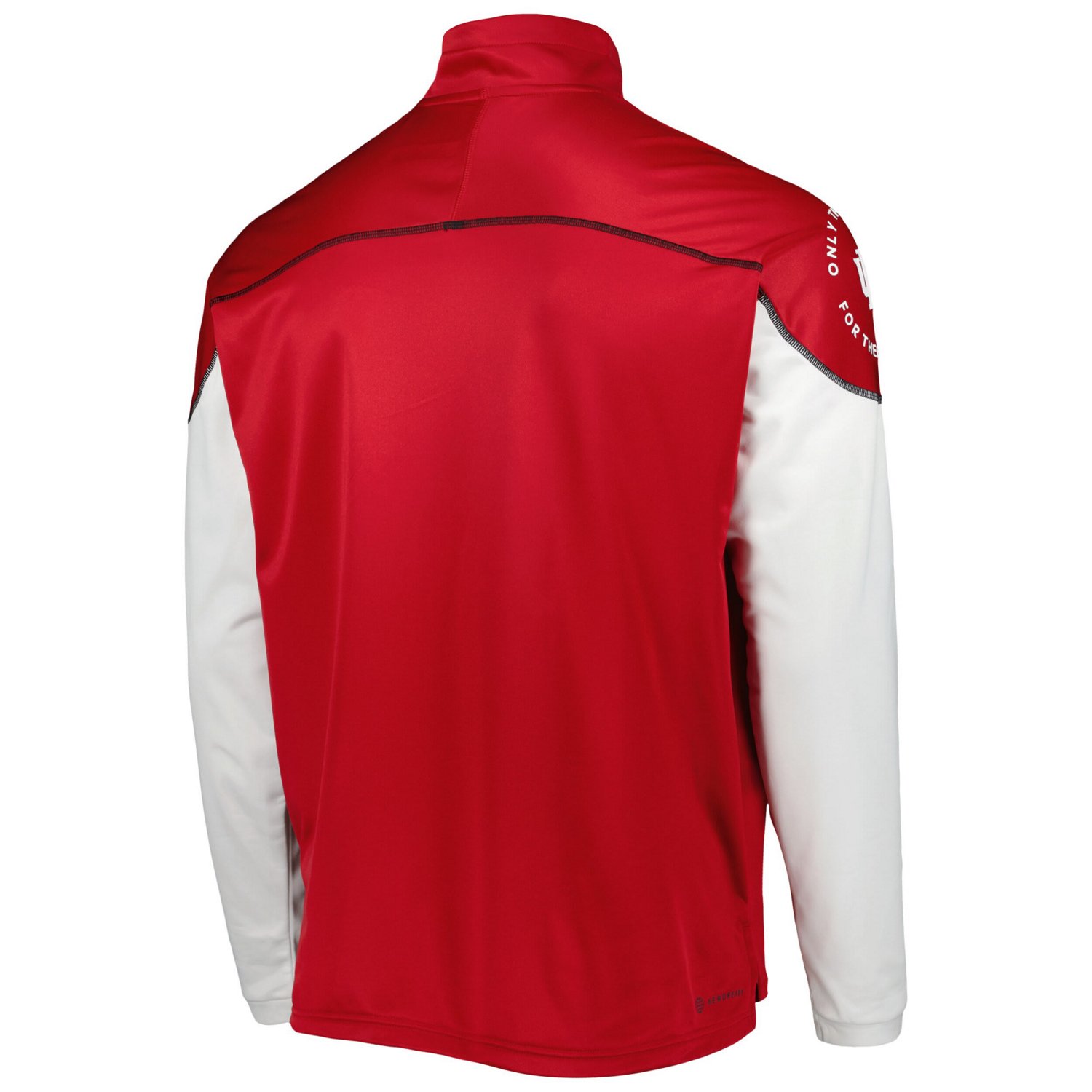 adidas Indiana Hoosiers AEROREADY Knit Quarter-Snap Jacket | Academy