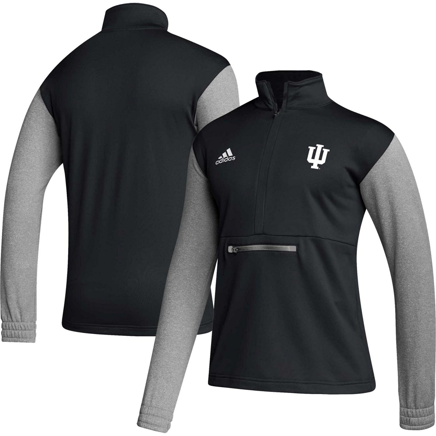 adidas Indiana Hoosiers Sideline AEROREADY Half-Zip Top | Academy