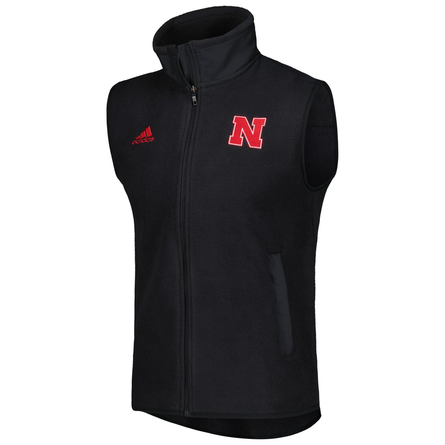 adidas Nebraska Huskers Full-Zip Vest | Free Shipping at Academy