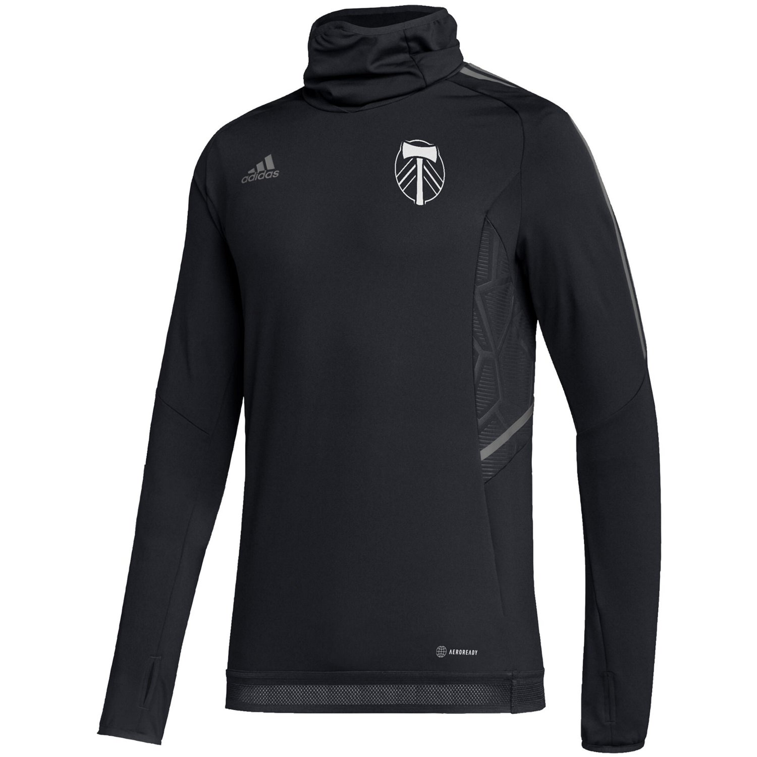 adidas Portland Timbers COLDRDY Raglan Warmup Pullover Jacket | Academy