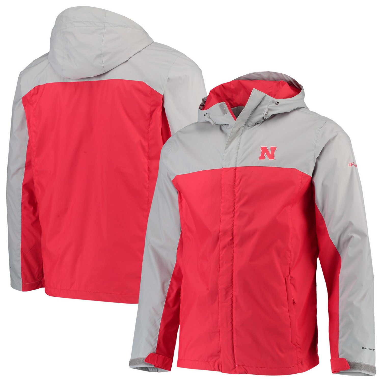 Columbia /Scarlet Nebraska Huskers Glennaker Storm Full-Zip Jacket ...