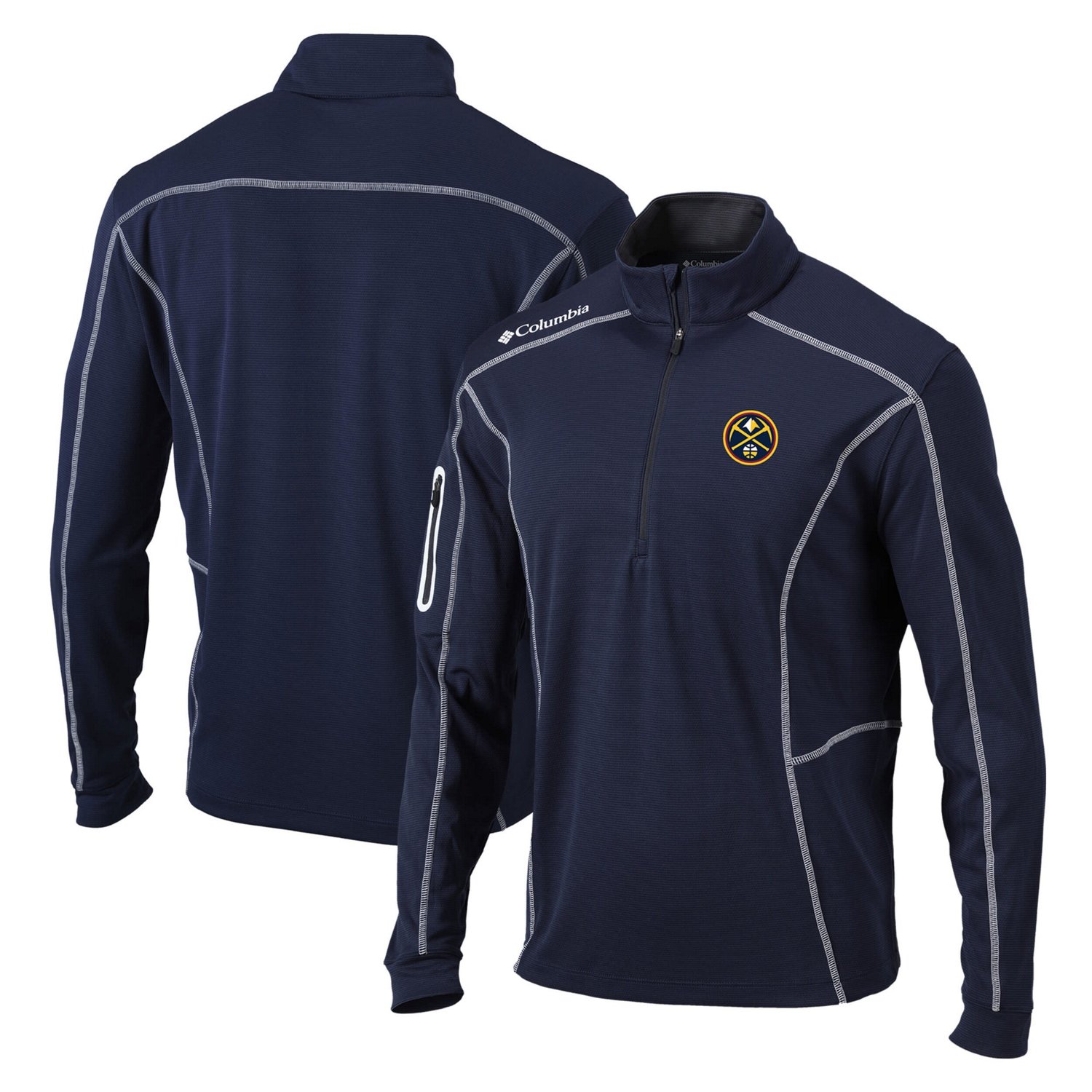 Columbia Denver Nuggets Shotgun Quarter-Zip Pullover Jacket | Academy