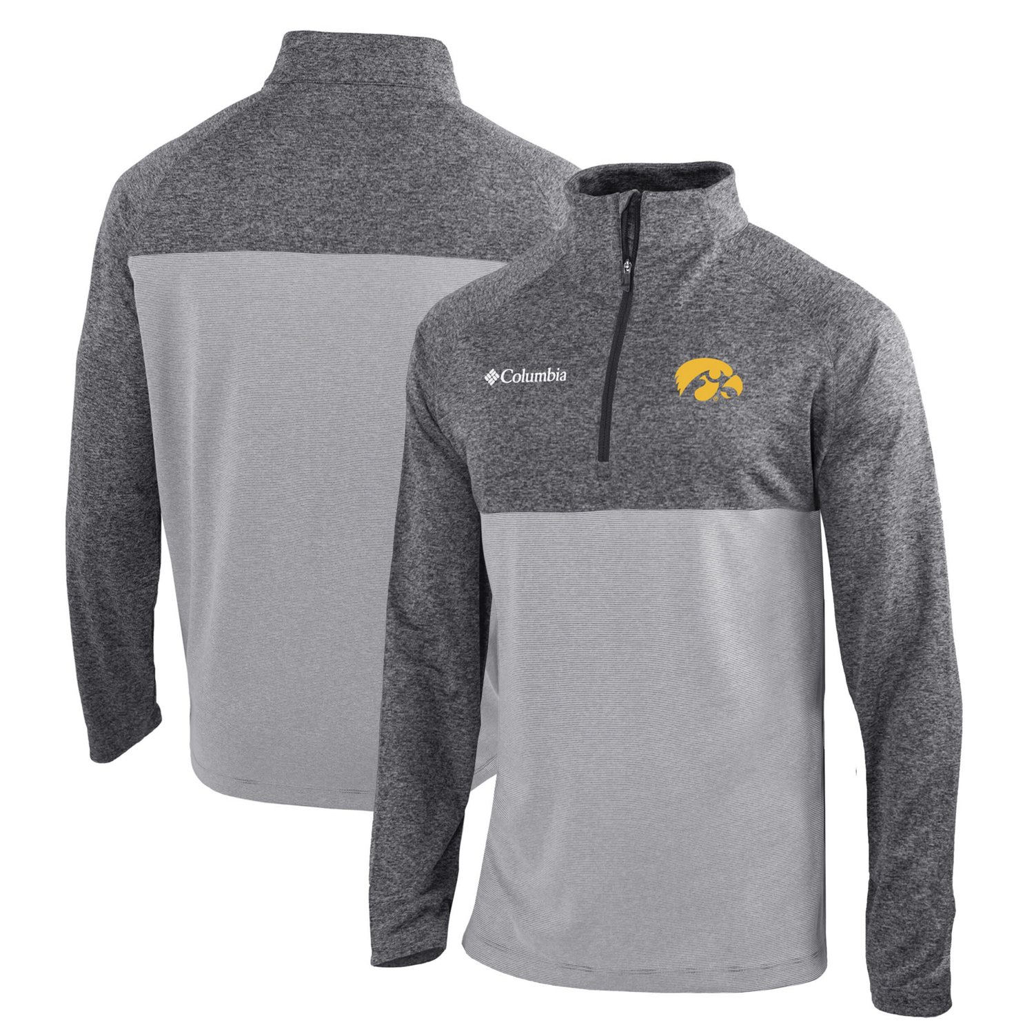 Columbia Iowa Hawkeyes Omni-Wick Rockin' It Quarter-Zip Pullover Jacket ...
