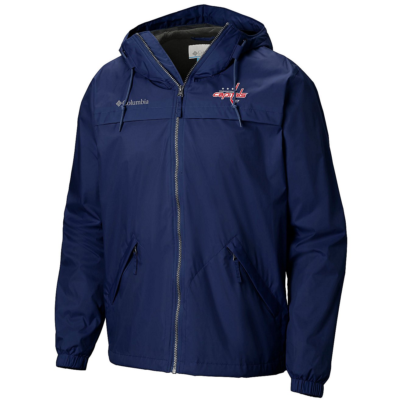 Columbia Washington Capitals Oroville Creek Lightweight Full-Zip ... Columbia Washington Capitals Oroville Creek Lightweight Full-Zip ...