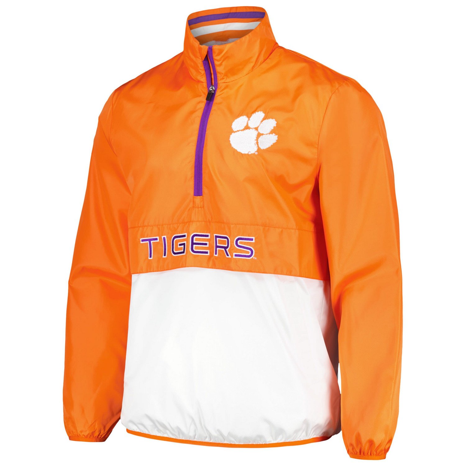 G-III Sports by Carl Banks Clemson Tigers Cornerman Half-Zip Top | Academy