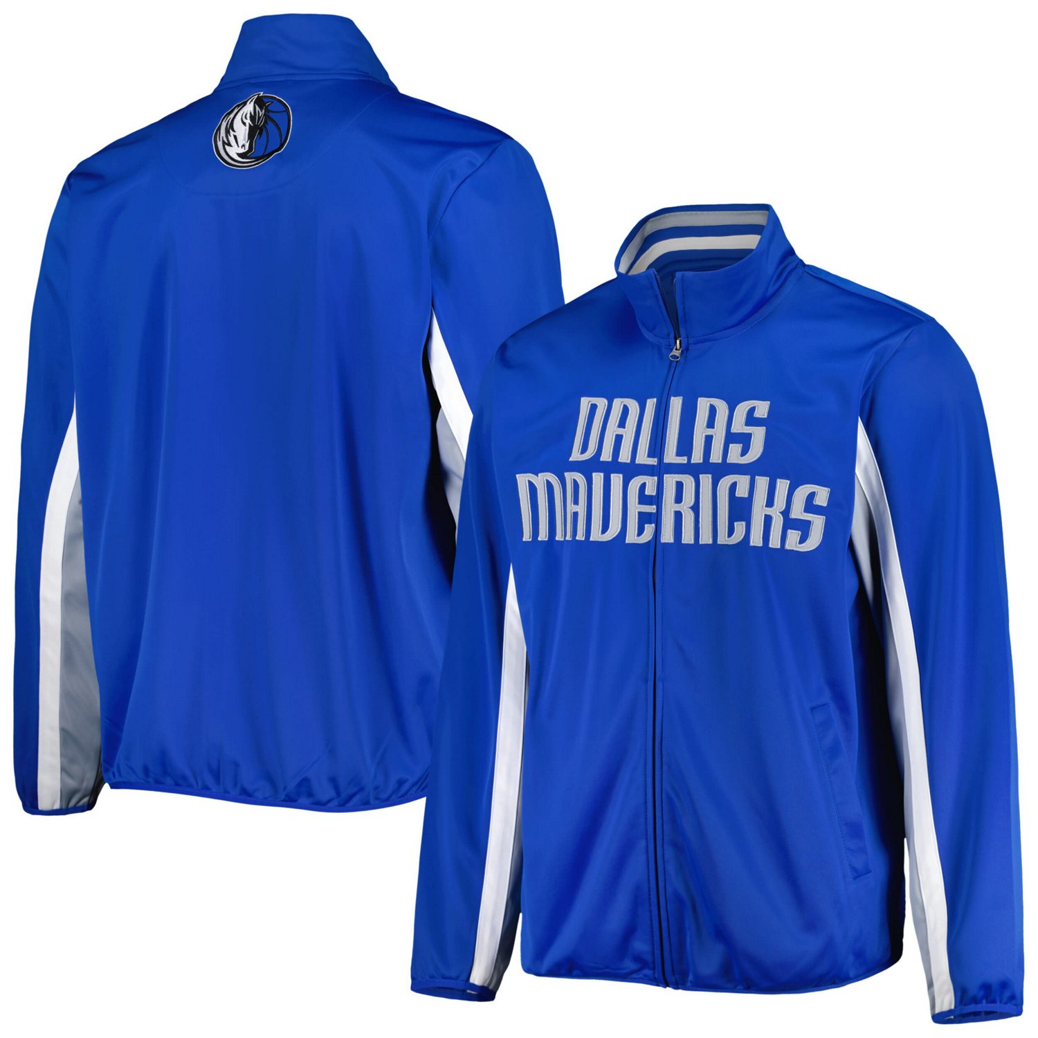 G-III Sports by Carl Banks Dallas Mavericks Contender Wordmark Full-Zip ...