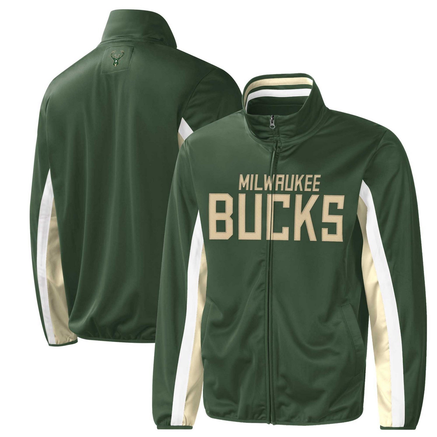 G-III Sports by Carl Banks Hunter Milwaukee Bucks Contender Wordmark ...