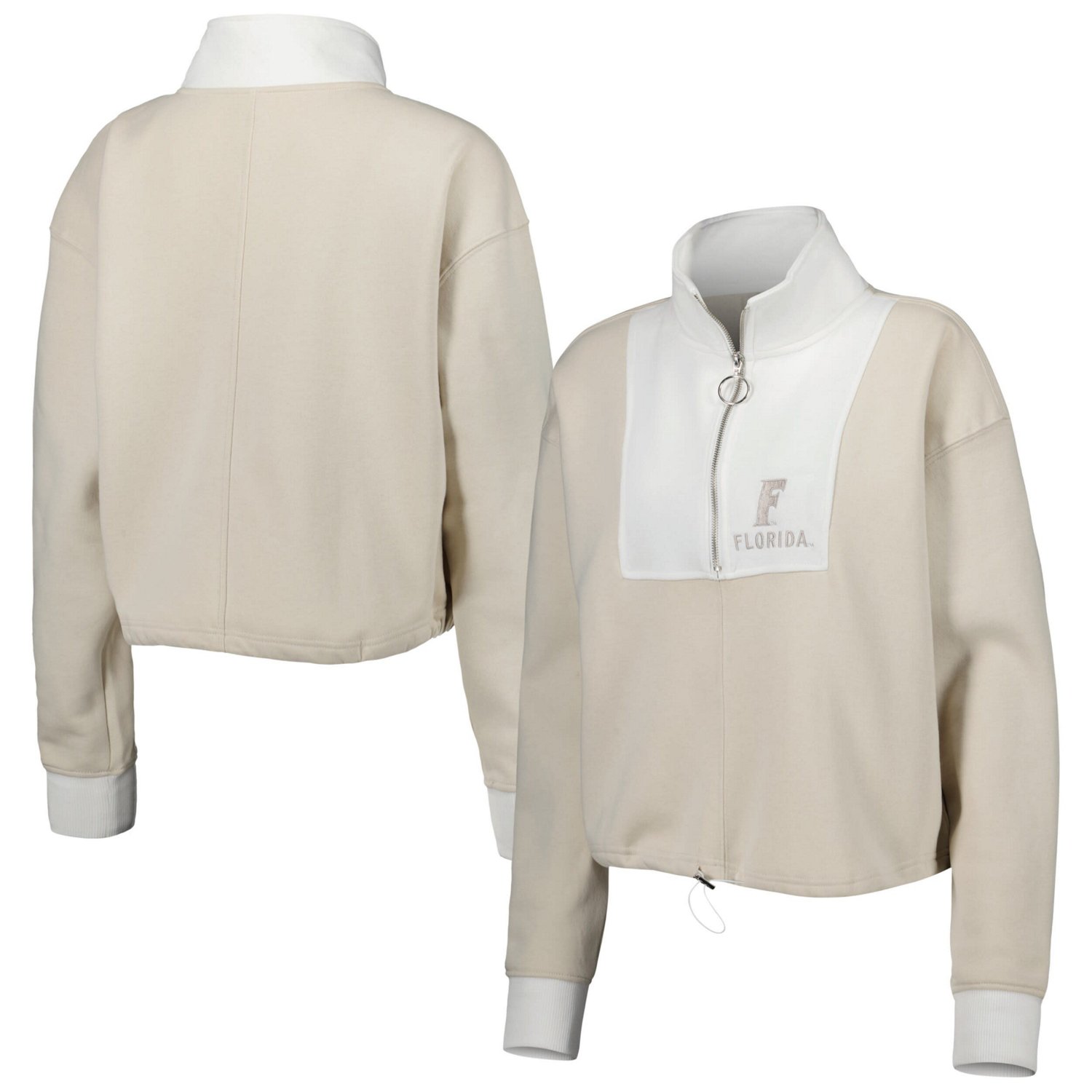 Gameday Couture /White Florida Gators Color-Block Quarter-Zip Jacket ...