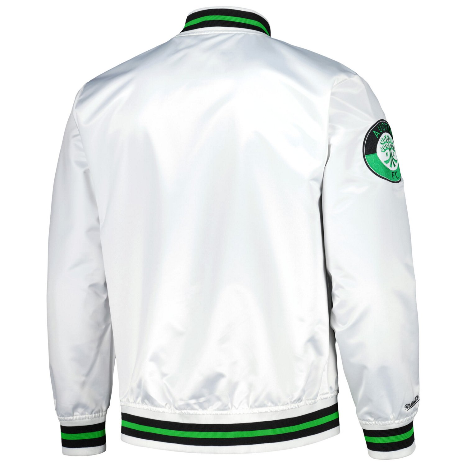 Mitchell Ness Austin FC City Full-Snap Satin Jacket | Academy
