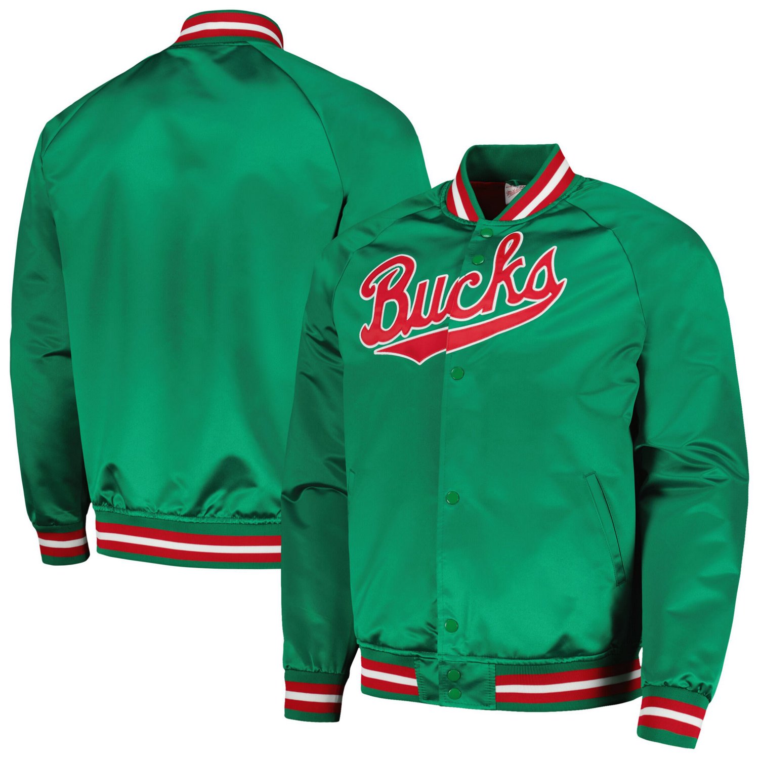 Mitchell Ness Milwaukee Bucks Hardwood Classics Throwback Wordmark ...