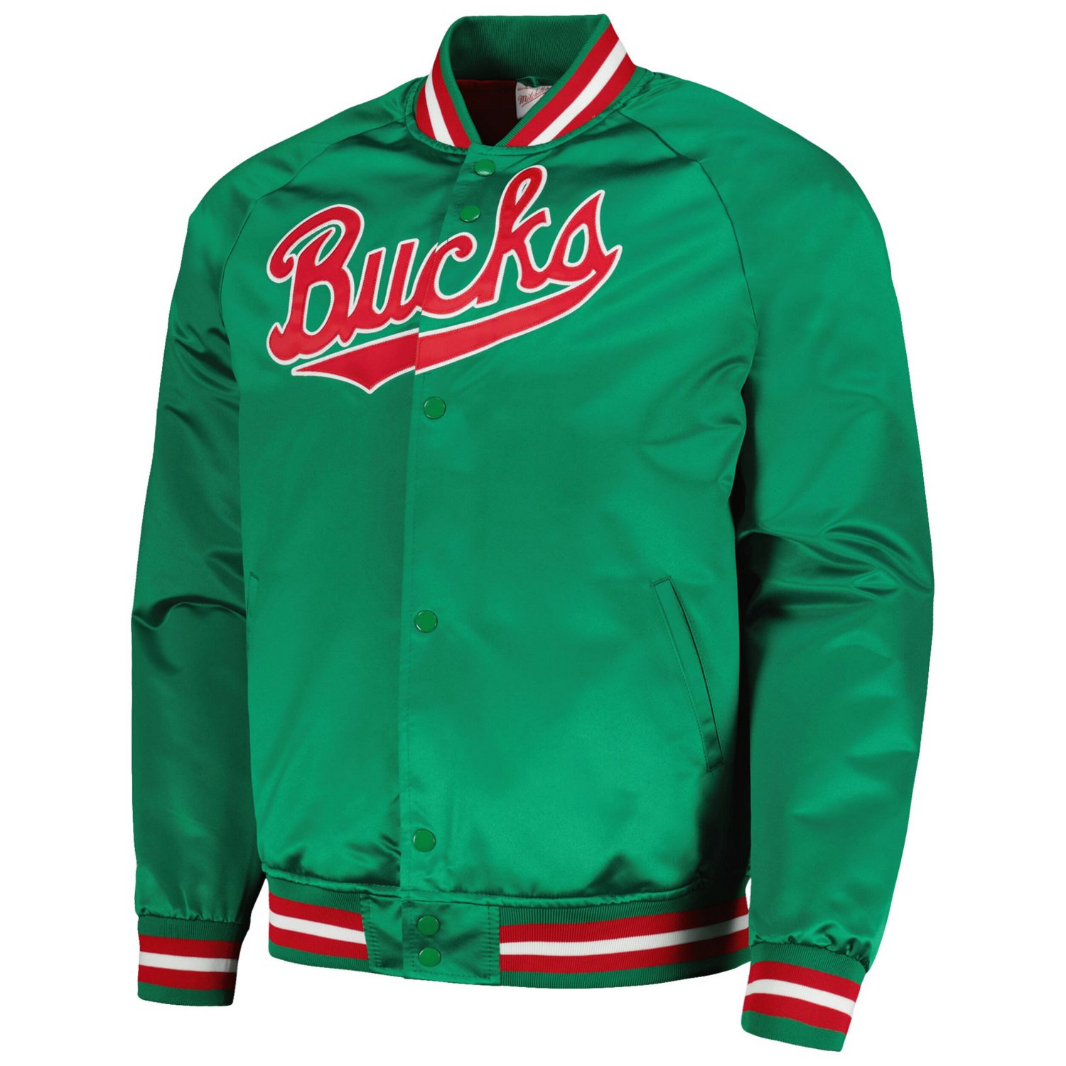 Mitchell Ness Milwaukee Bucks Hardwood Classics Throwback Wordmark ...