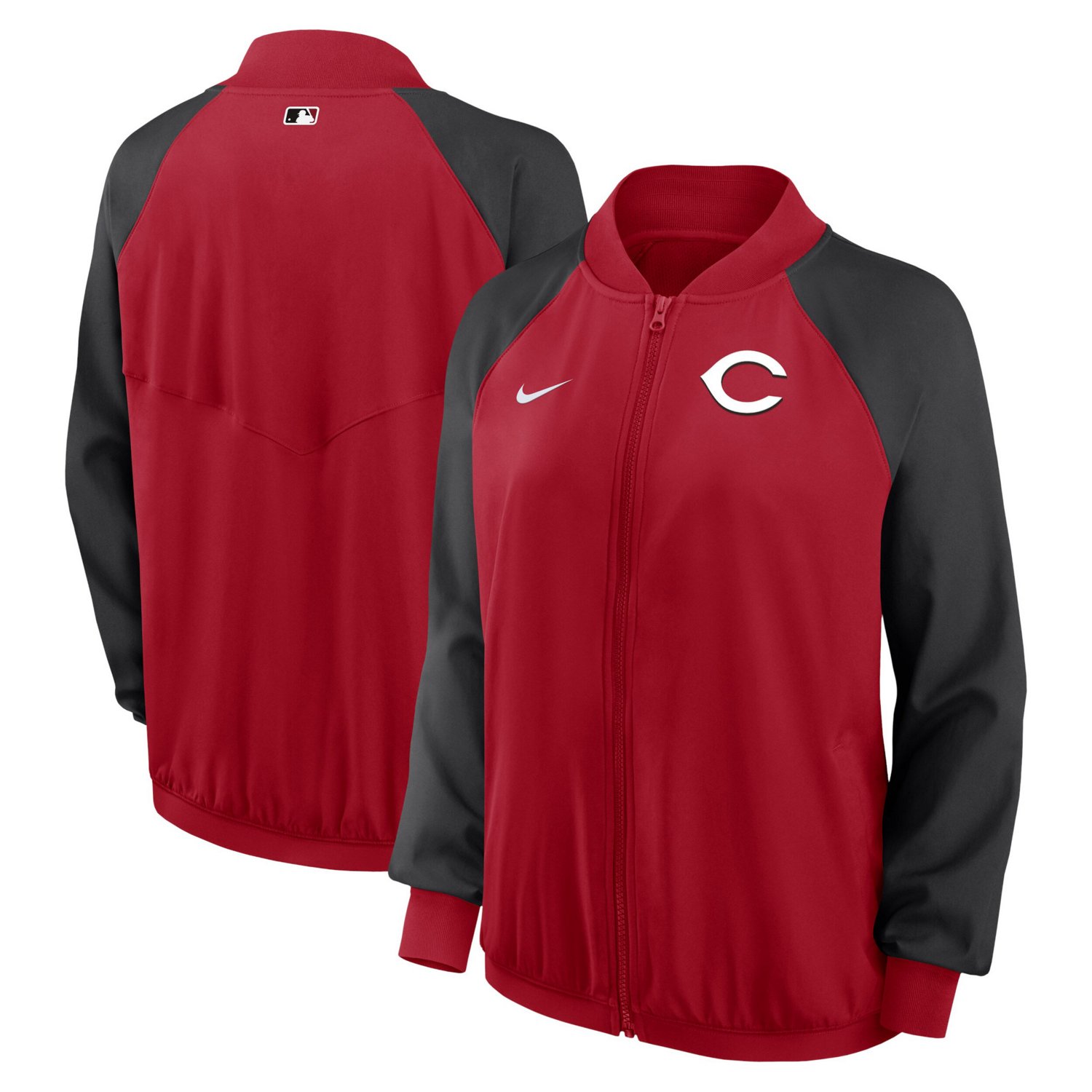 Nike Cincinnati s Authentic Collection Team Raglan Performance Full-Zip ...