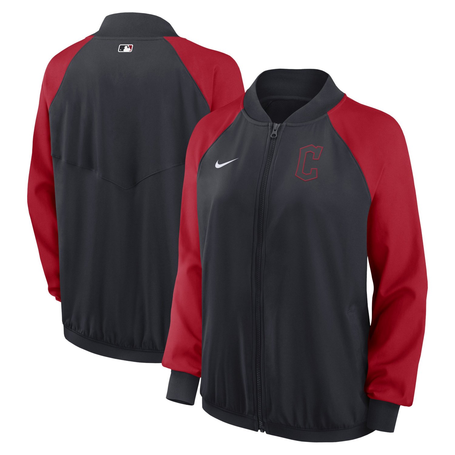 Nike Cleveland Guardians Authentic Collection Team Raglan Performance ...