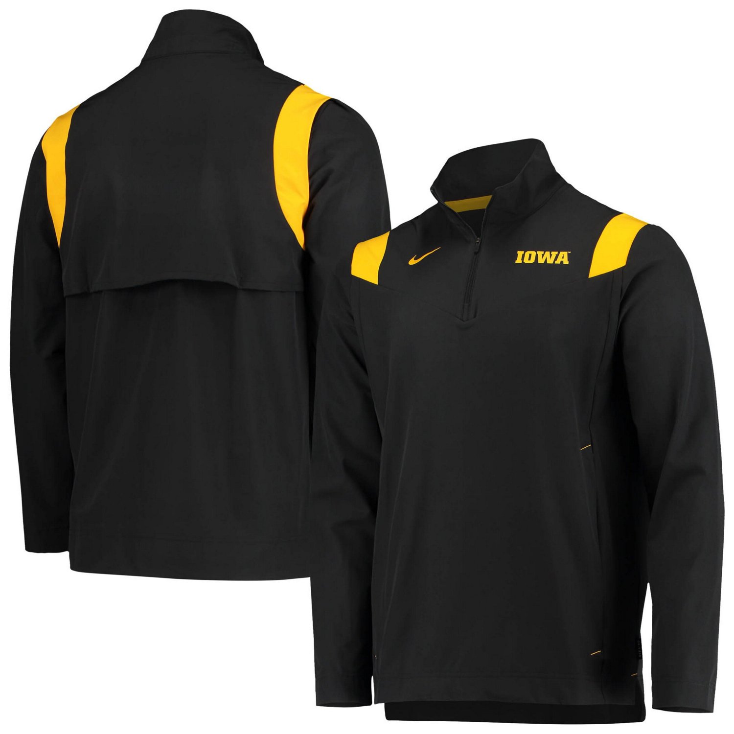 Nike Iowa Hawkeyes 2021 Team Coach Quarter-Zip Jacket | Academy