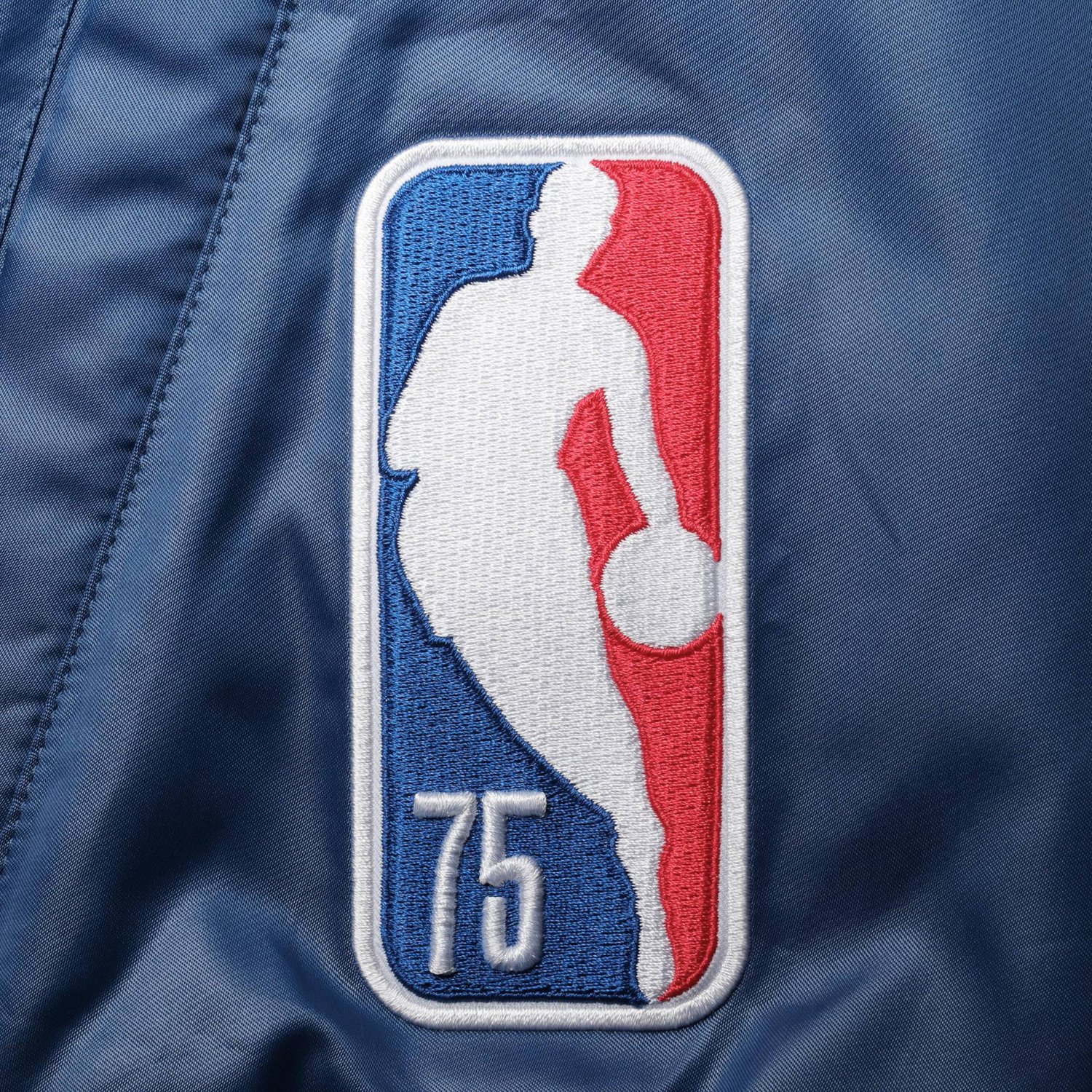 Nike NBA 75th Anniversary Courtside Satin Full-Snap Jacket | Academy