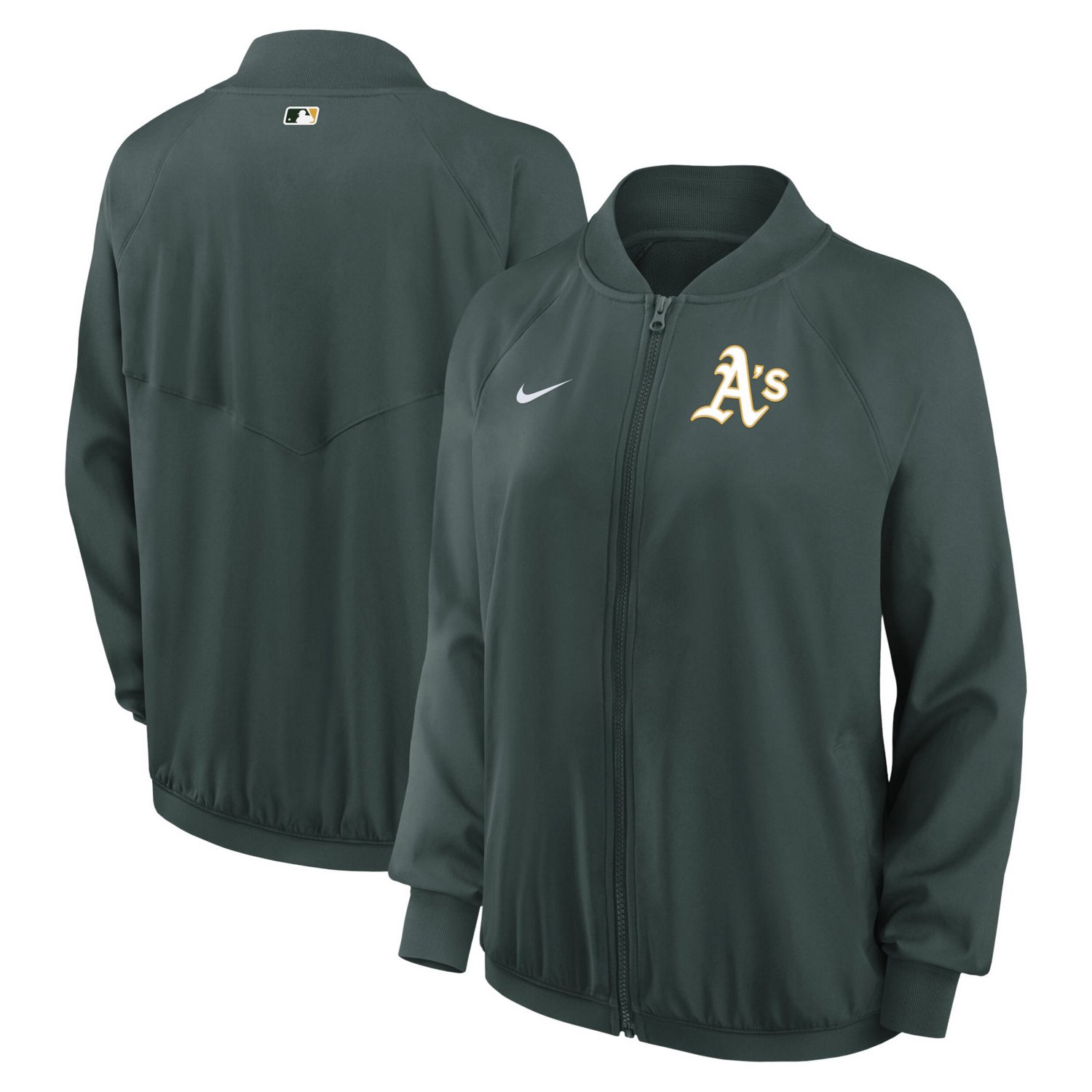 Nike Oakland Athletics Authentic Collection Team Raglan Performance ...