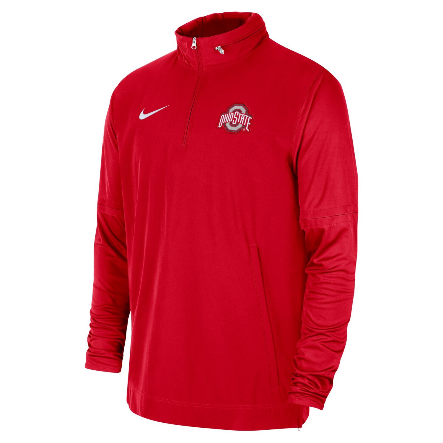 Nike Ohio State Buckeyes 2023 Coach Half-Zip Hooded Jacket | Academy