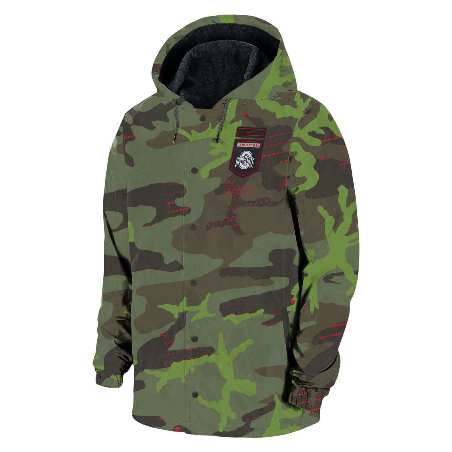 Nike Ohio State Buckeyes Hoodie Full-Snap Jacket | Academy