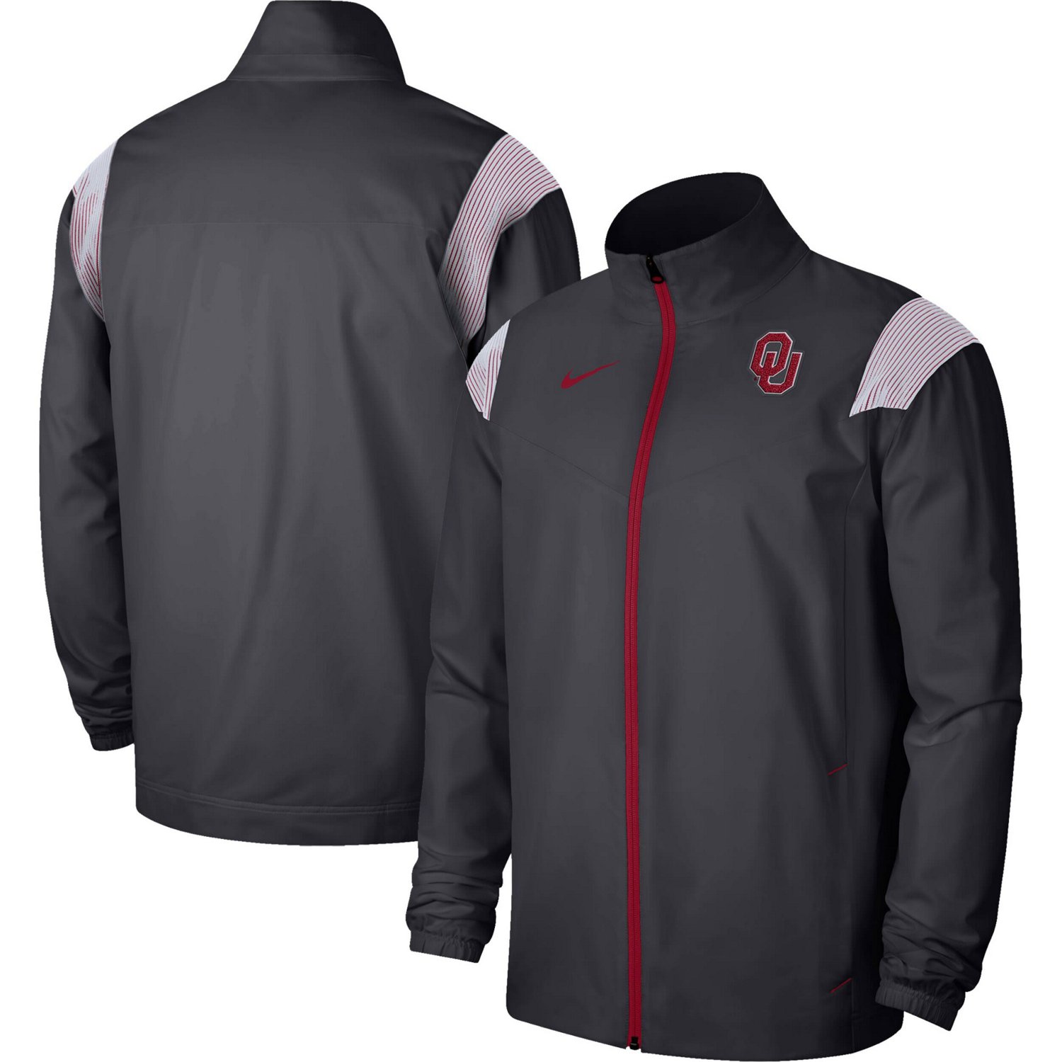 Nike Oklahoma Sooners Woven Full-Zip Jacket | Academy