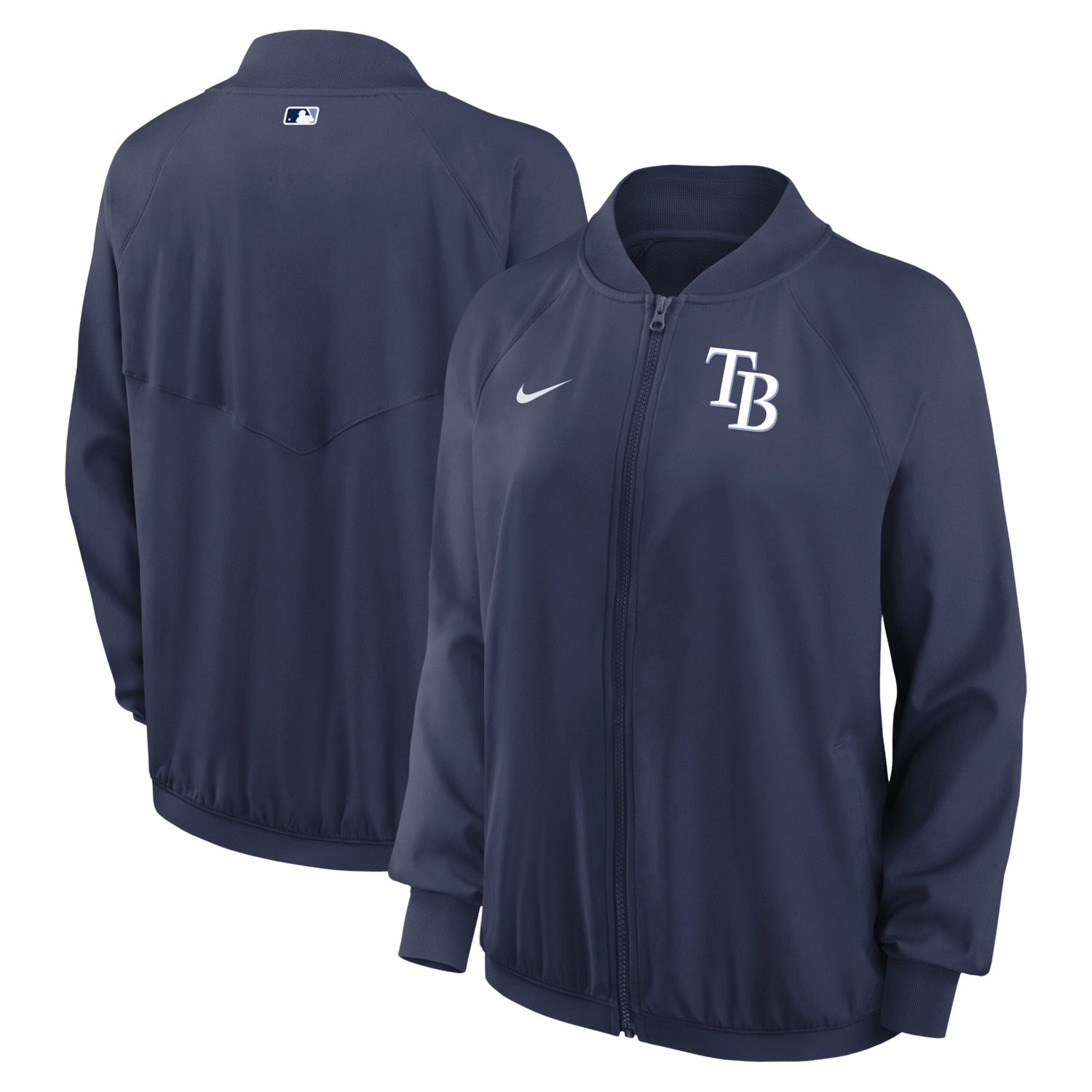 Nike Tampa Bay Rays Authentic Collection Team Raglan Performance Full ...