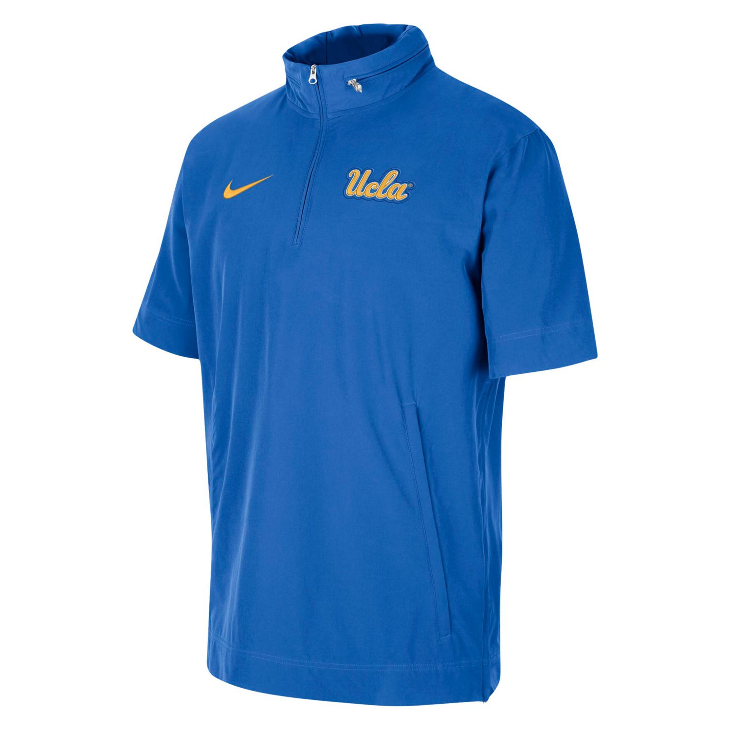 Nike UCLA Bruins Coaches Half-Zip Short Sleeve Jacket | Academy