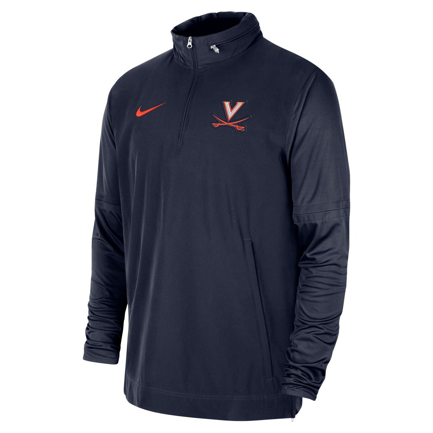 Nike Virginia Cavaliers 2023 Coach Half-Zip Hooded Jacket | Academy