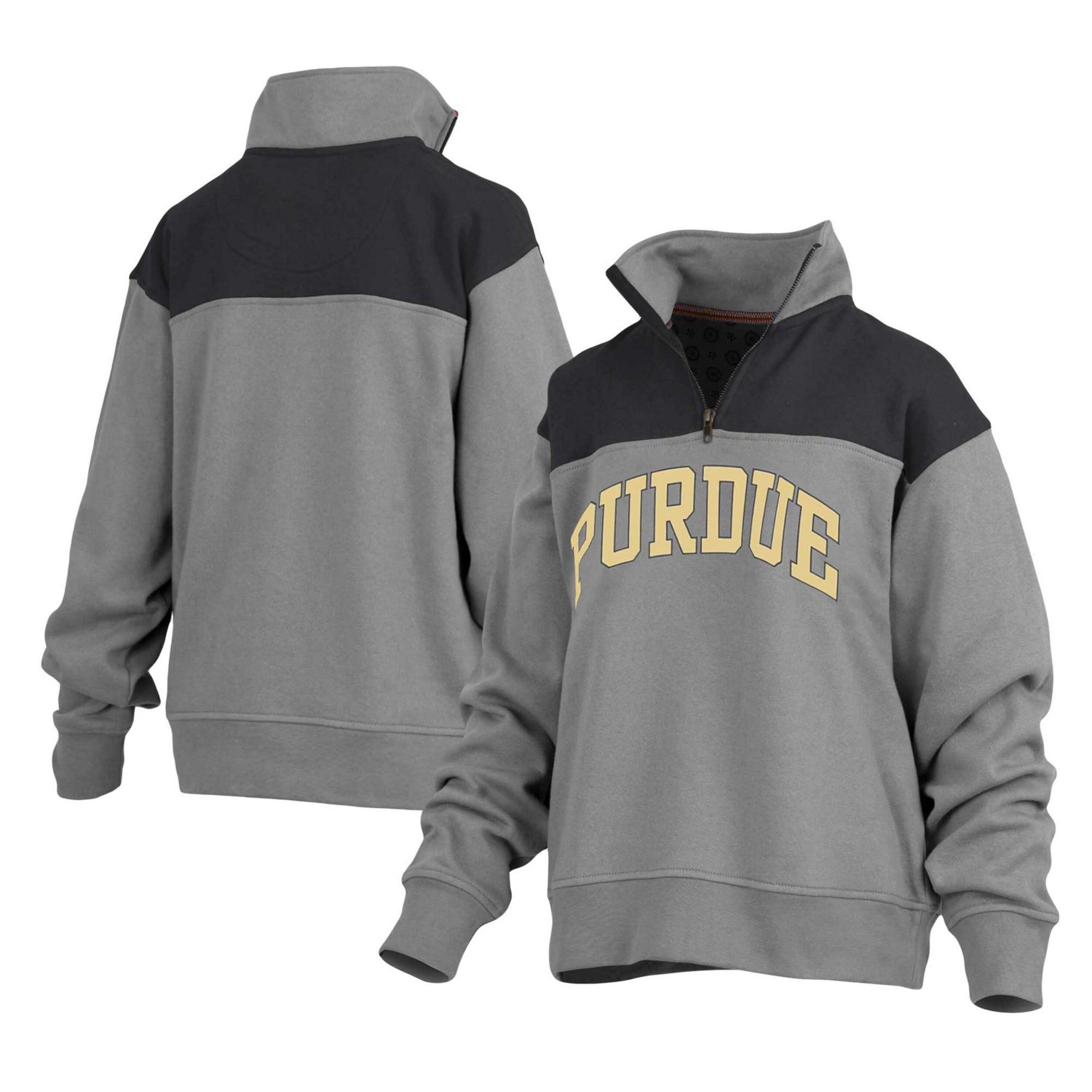 Pressbox Purdue Boilermakers Avon Fleece Quarter-Zip Jacket | Academy