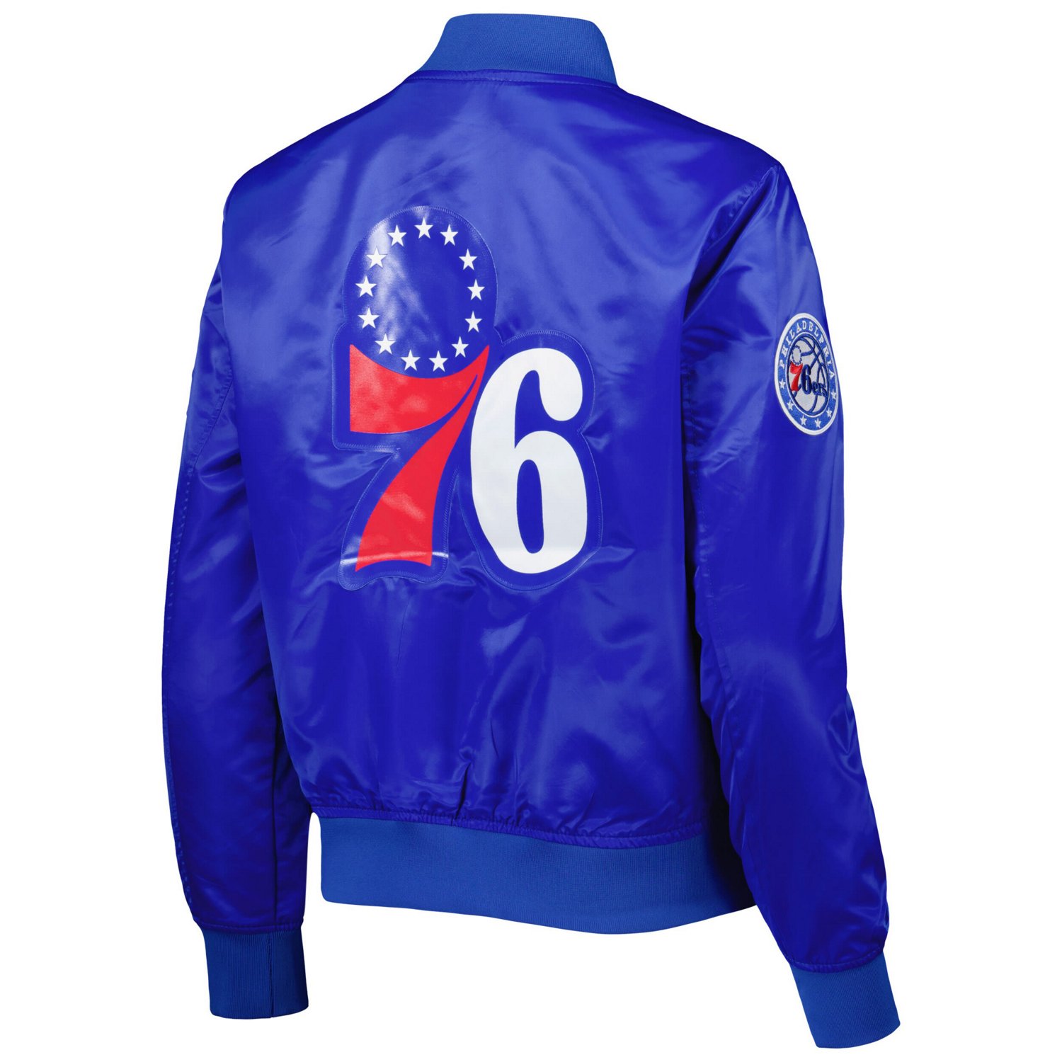 Pro Standard Philadelphia 76ers Classics Satin Full-Snap Jacket | Academy