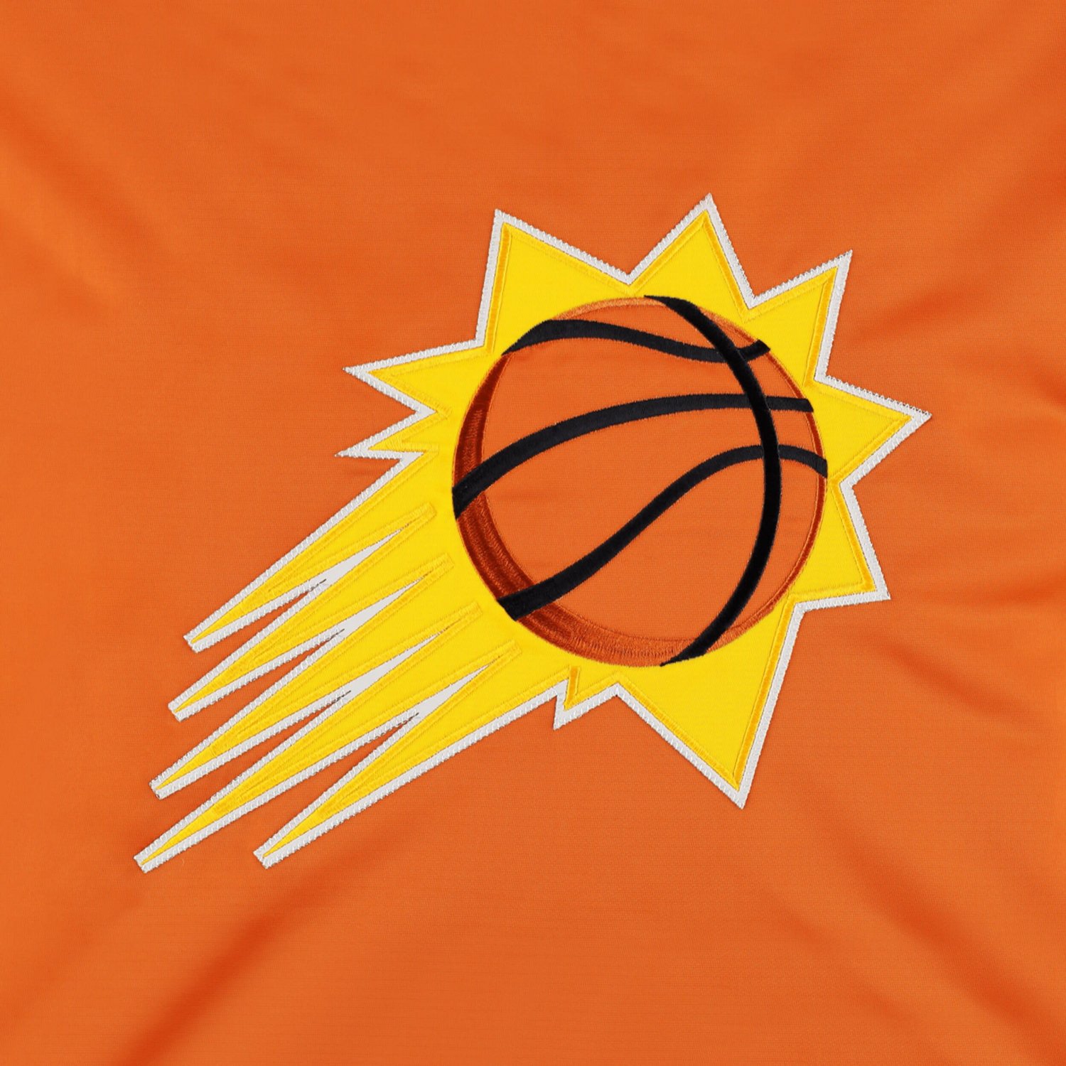 Starter /Orange Phoenix Suns Split Colorblock Satin Full-Snap Varsity ...