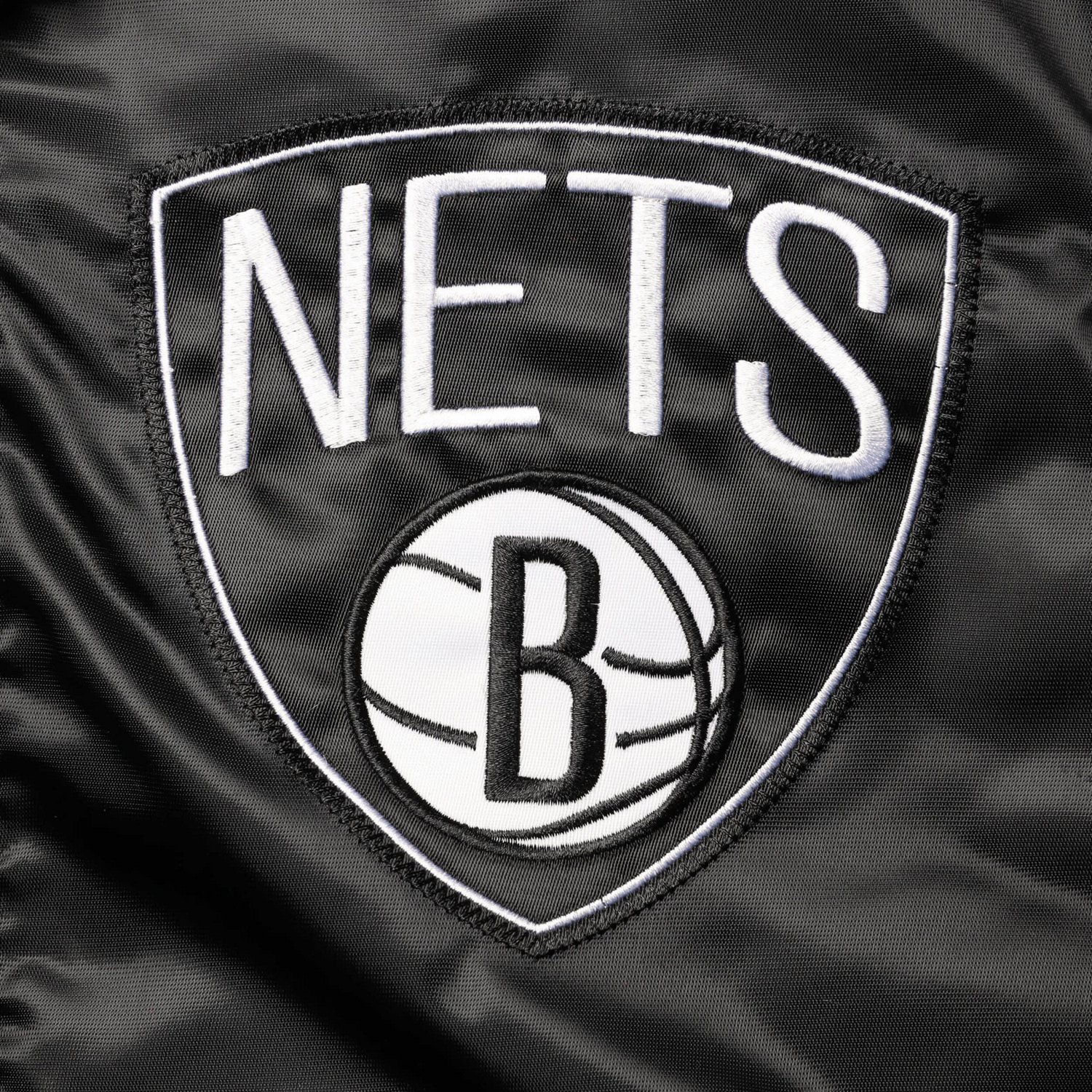 Starter Brooklyn Nets The Captain II Full-Zip Varsity Jacket | Academy