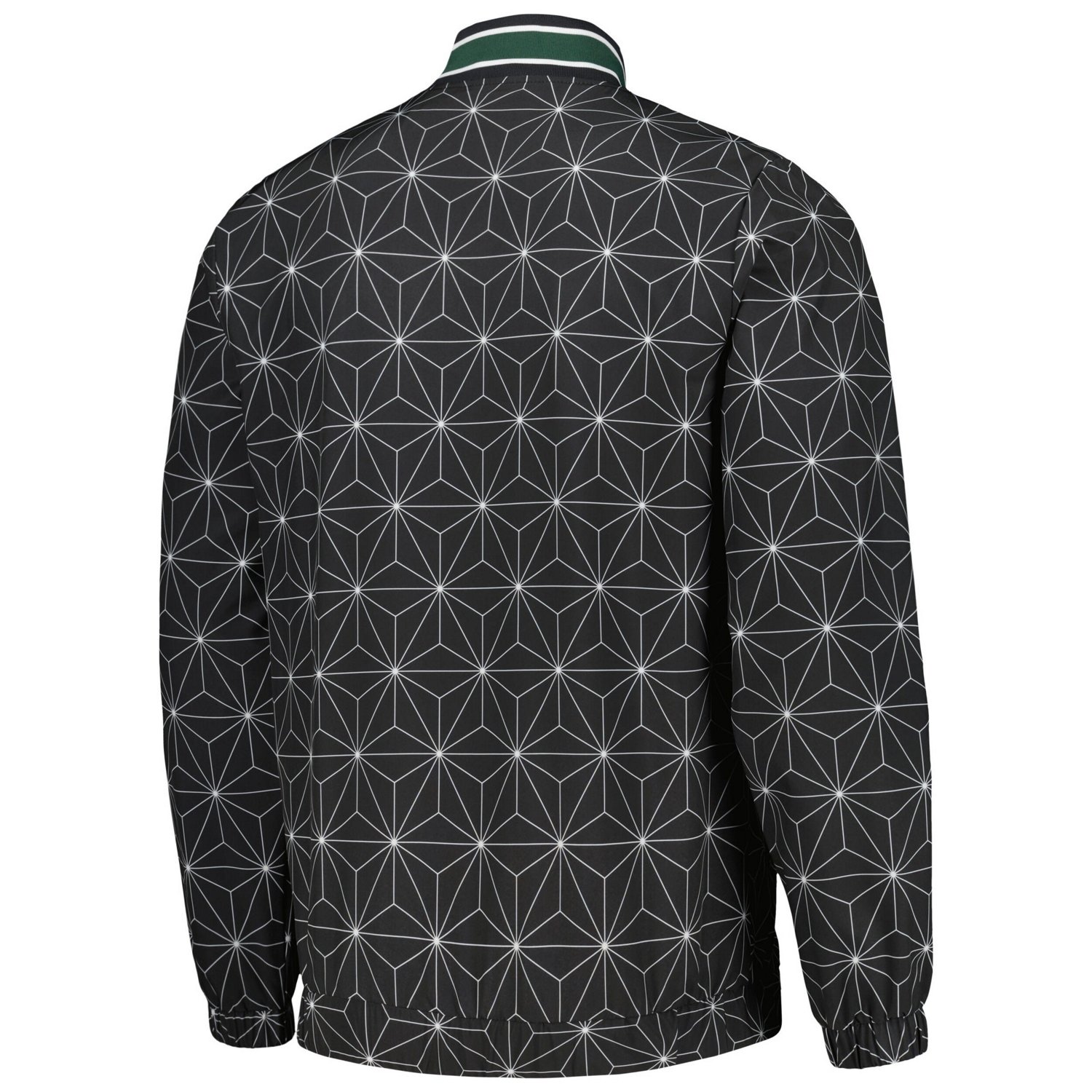 Starter Milwaukee Bucks In-Field Play Fashion Satin Full-Zip Varsity ...