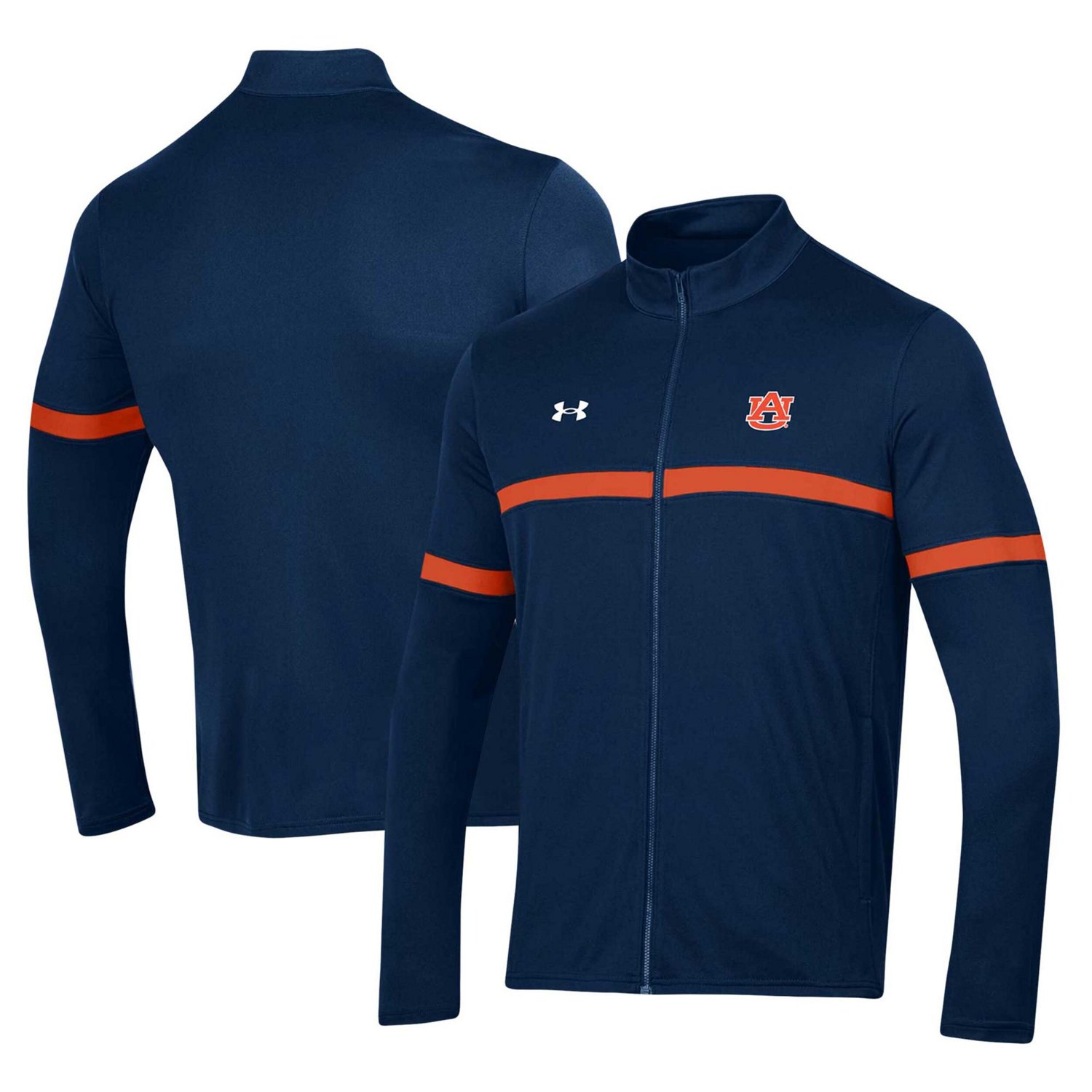 Under Armour Auburn Tigers 2023 Assist Warm Up Full-Zip Jacket | Academy
