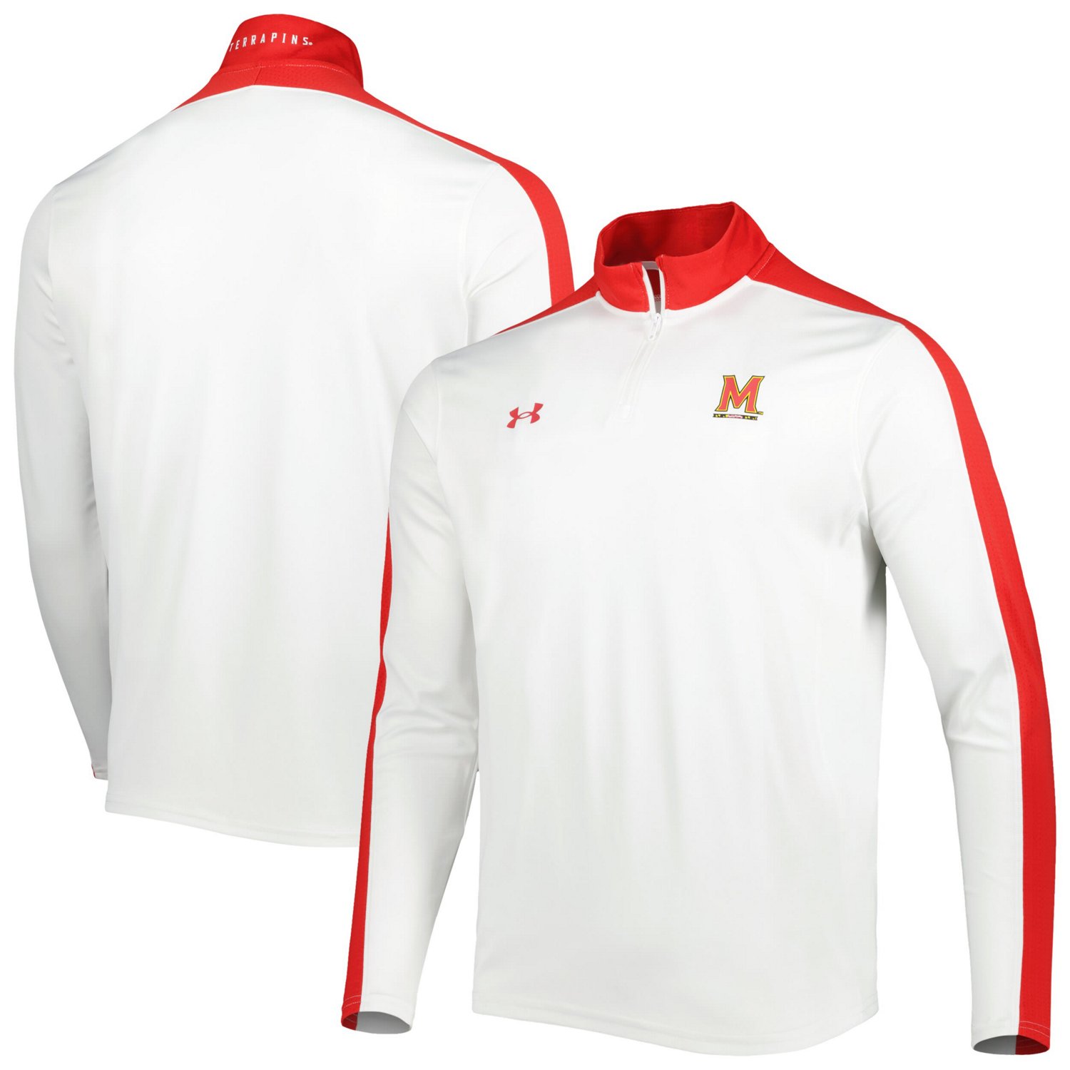 Under Armour Maryland Terrapins Lightweight Mock Neck Performance ...