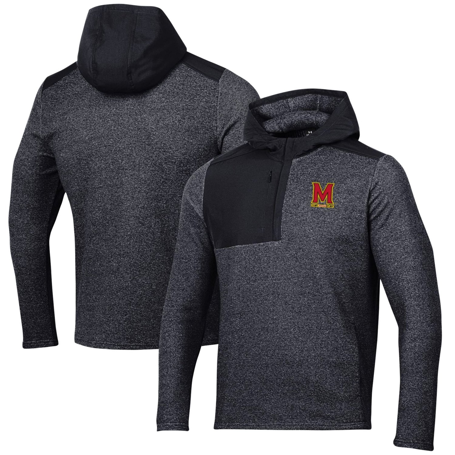 Under Armour Maryland Terrapins Survivor Fleece Hoodie Quarter-Zip ...