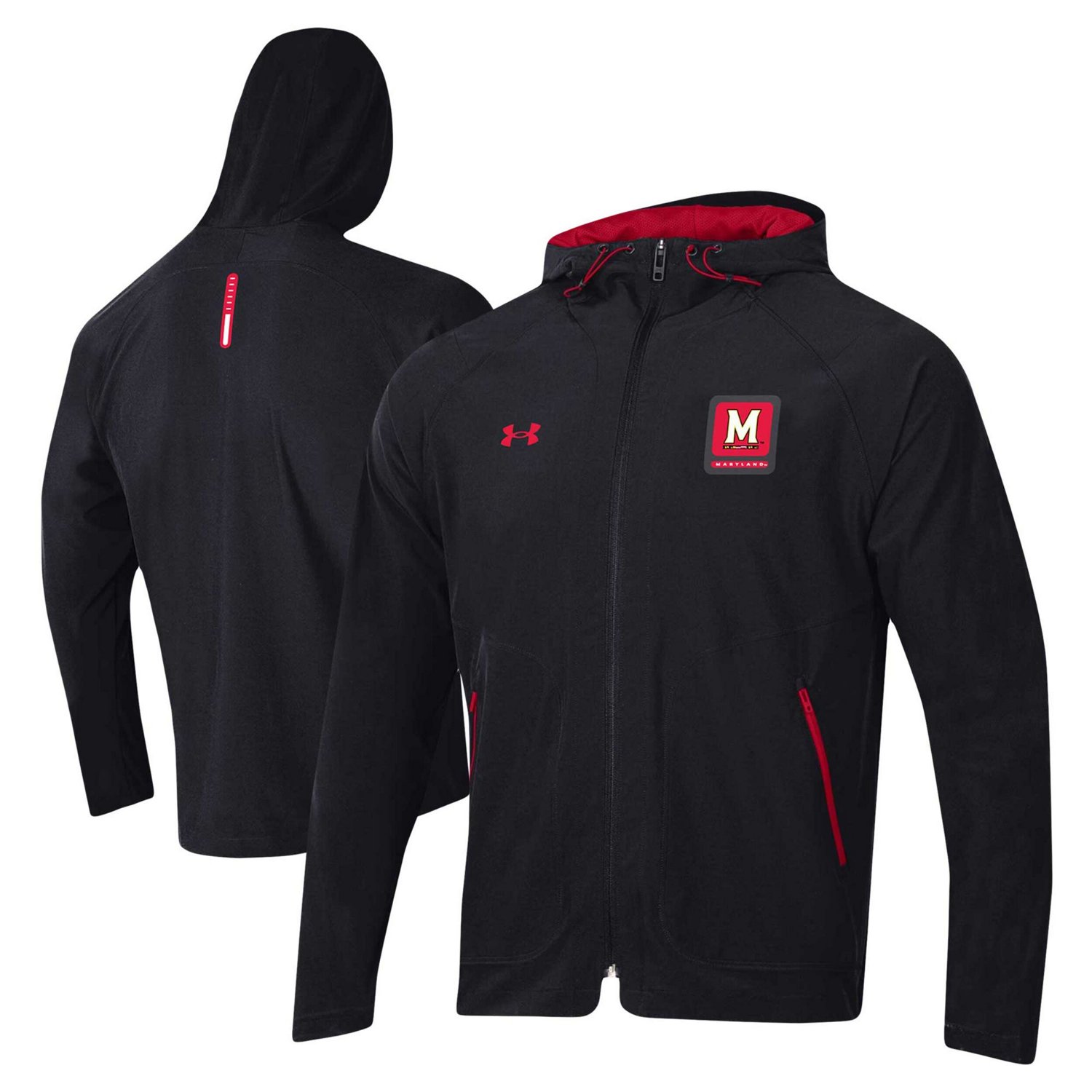 Under Armour Maryland Terrapins Unstoppable Raglan Full-Zip Jacket ...