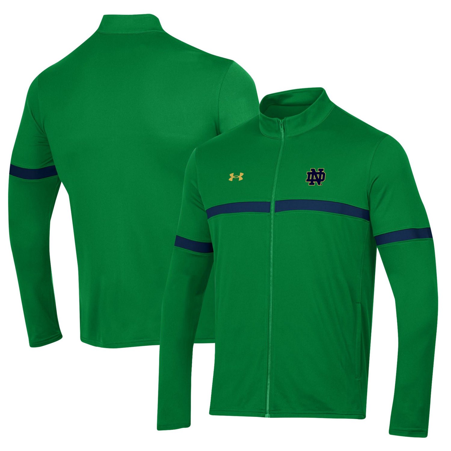 Under Armour Notre Dame Fighting Irish 2023 Assist Warm Up Full-Zip ...