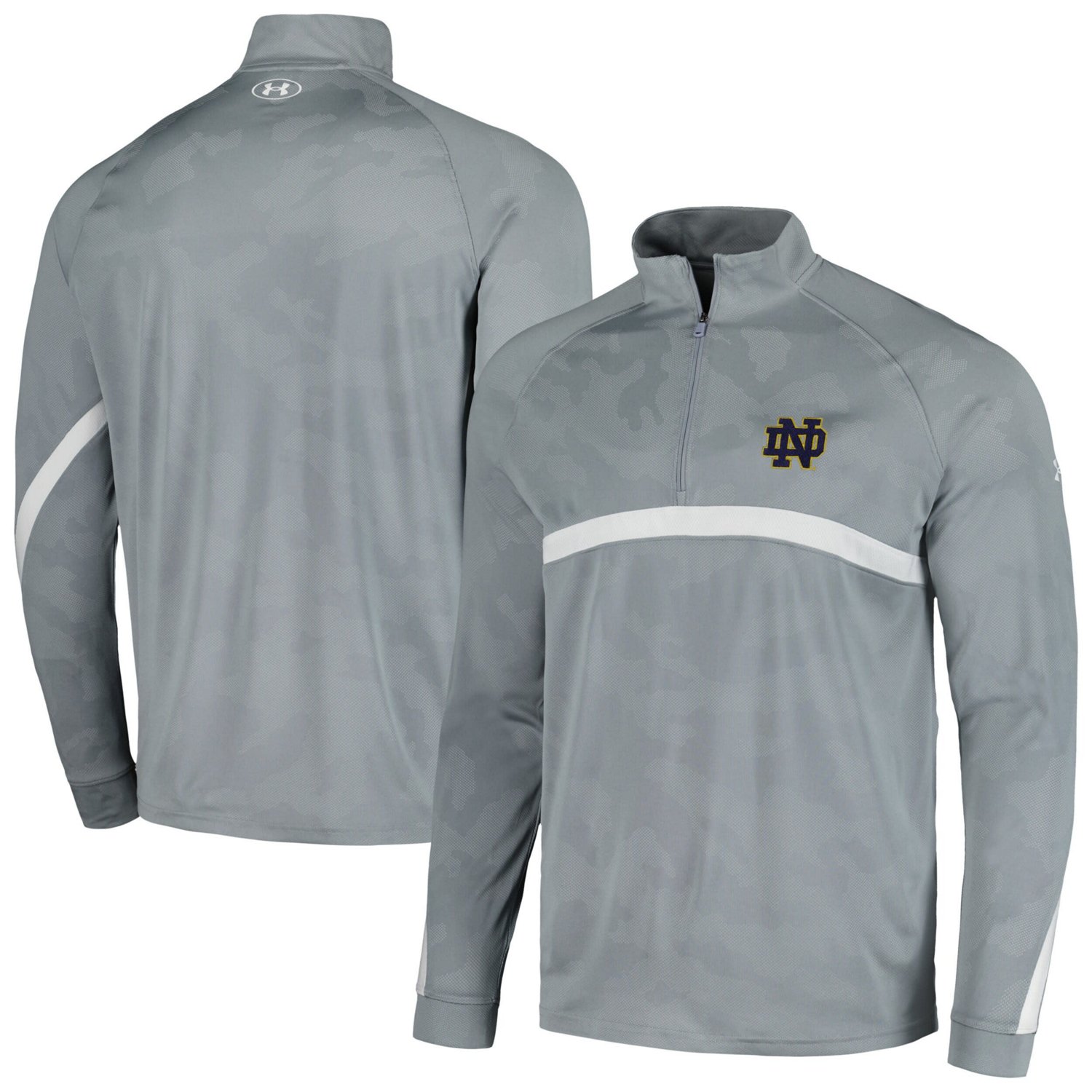 Under Armour Notre Dame Fighting Irish Game Day Camo Raglan Quarter-Zip ...