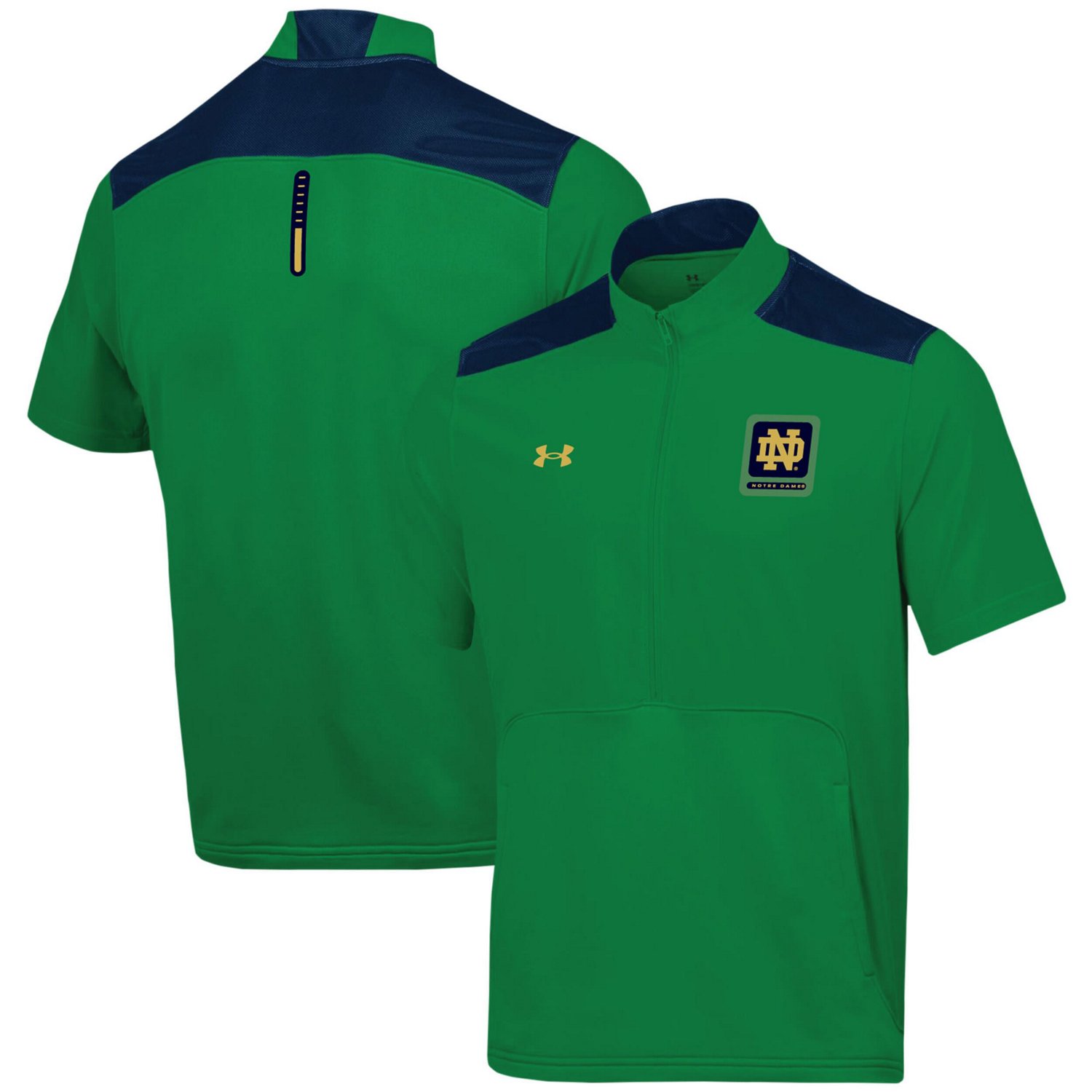 Under Armour Notre Dame Fighting Irish Motivate Half-Zip Jacket | Academy