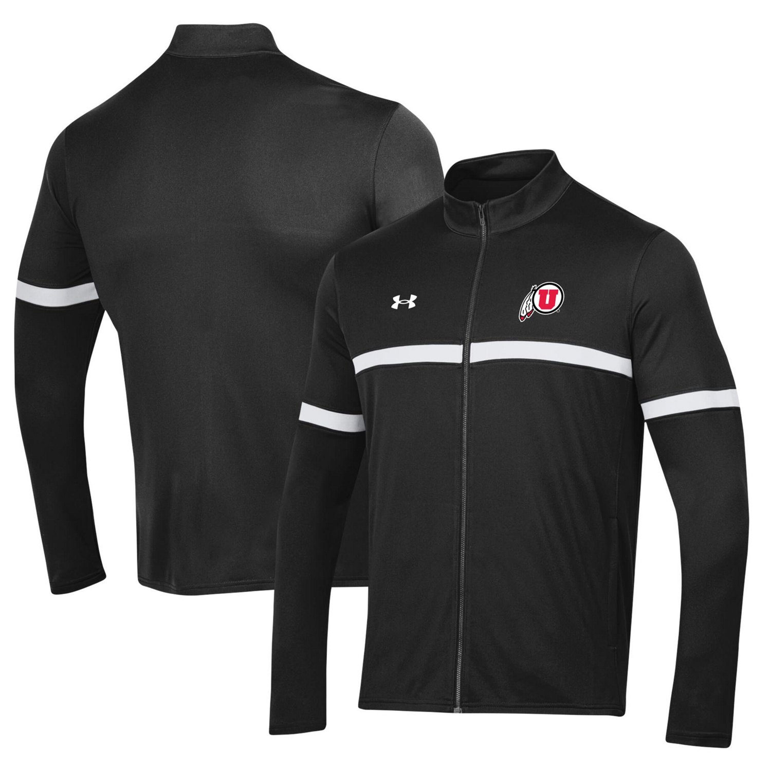 Under Armour Utah Utes 2023 Assist Warm Up Full-Zip Jacket | Academy