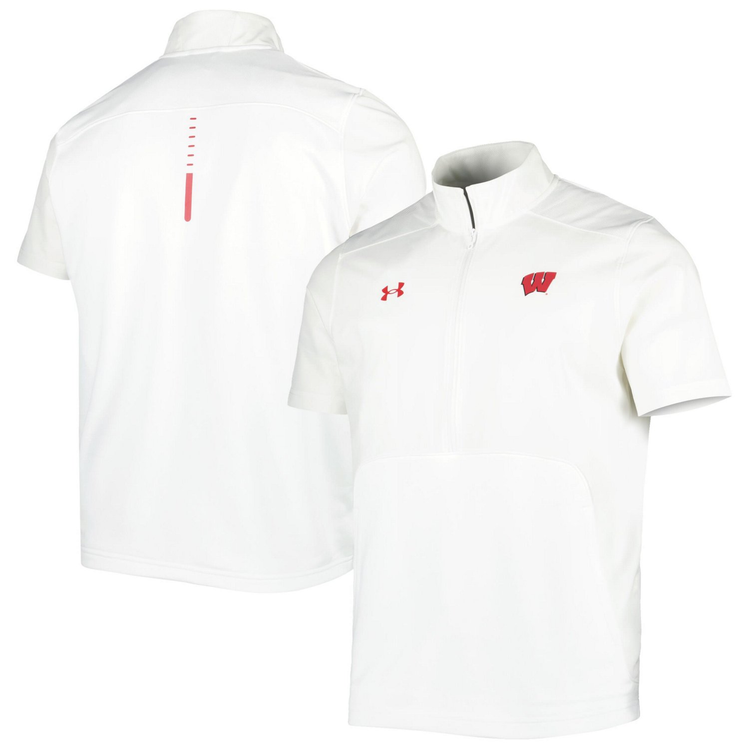 Under Armour Wisconsin Badgers Motivate 20 Half-Zip Jacket | Academy