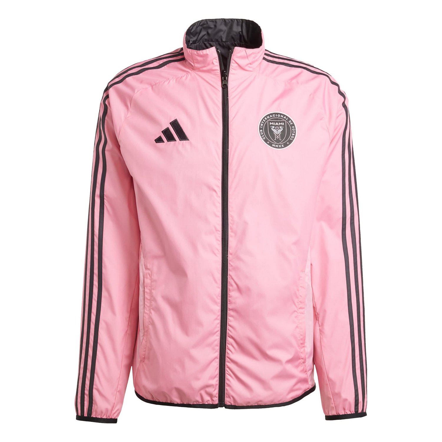 adidas Black Inter Miami CF 2025 Anthem Reversible Full-Zip Jacket ...