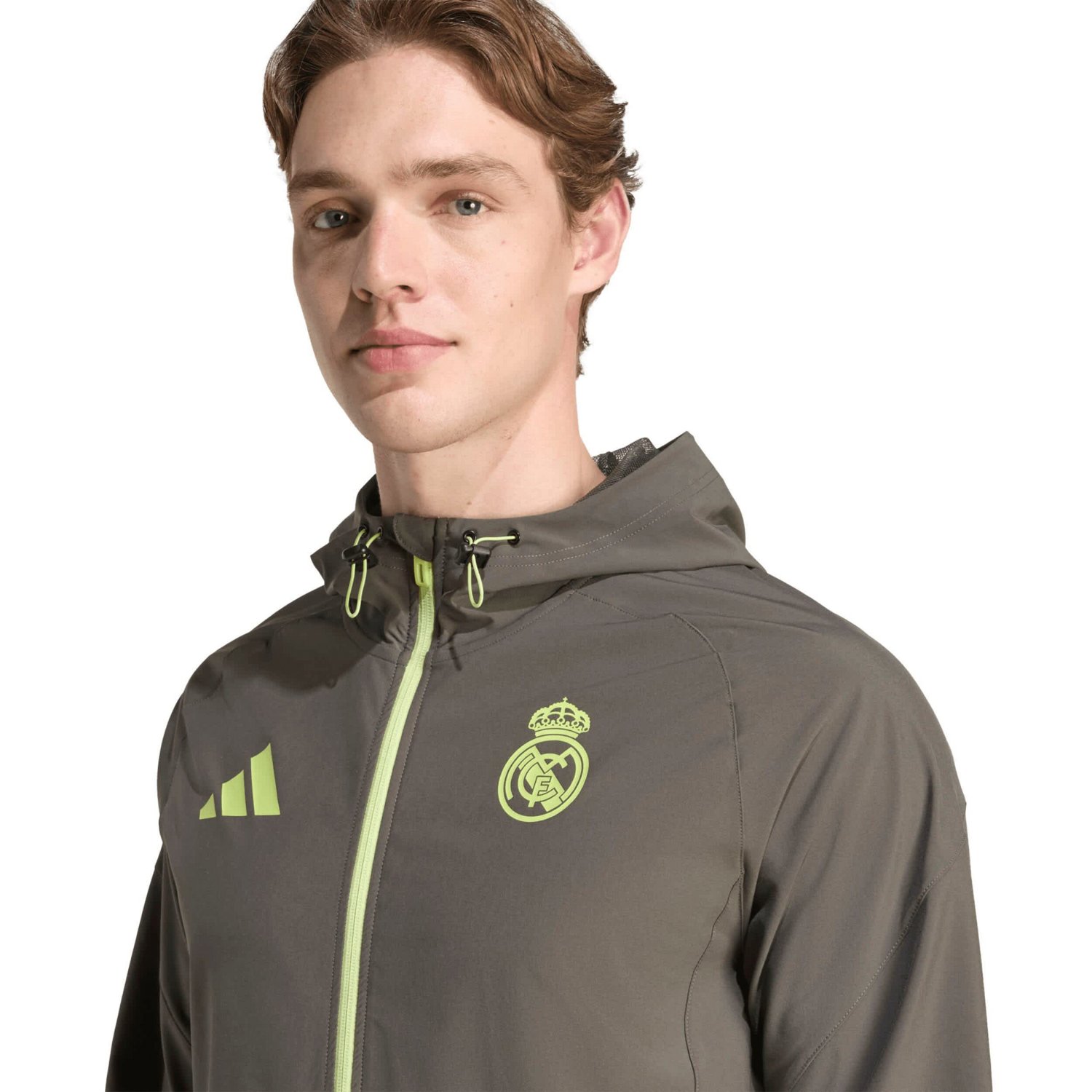 adidas Real Madrid 2025 26 Tiro Vis Tech Travel Jacket | Academy