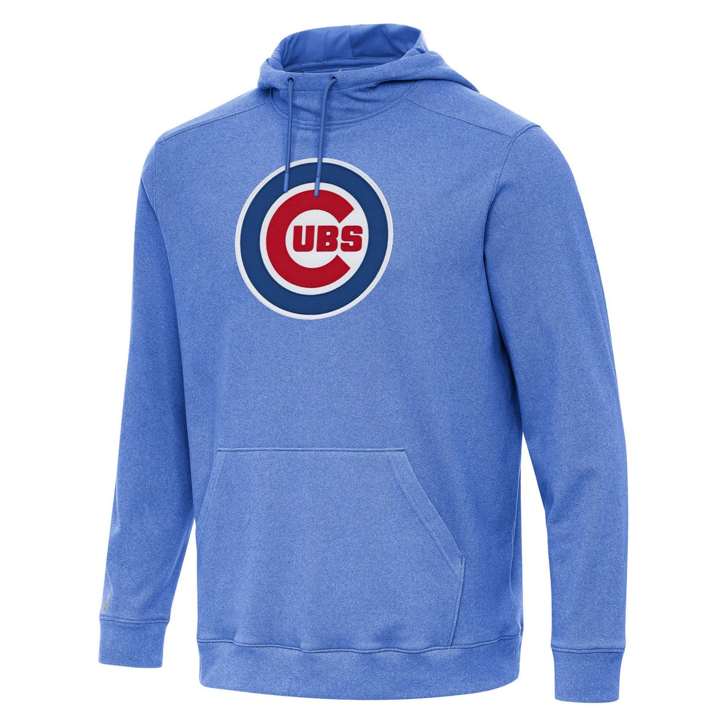 Antigua Heather Chicago Cubs Cloud Pullover Hoodie | Academy