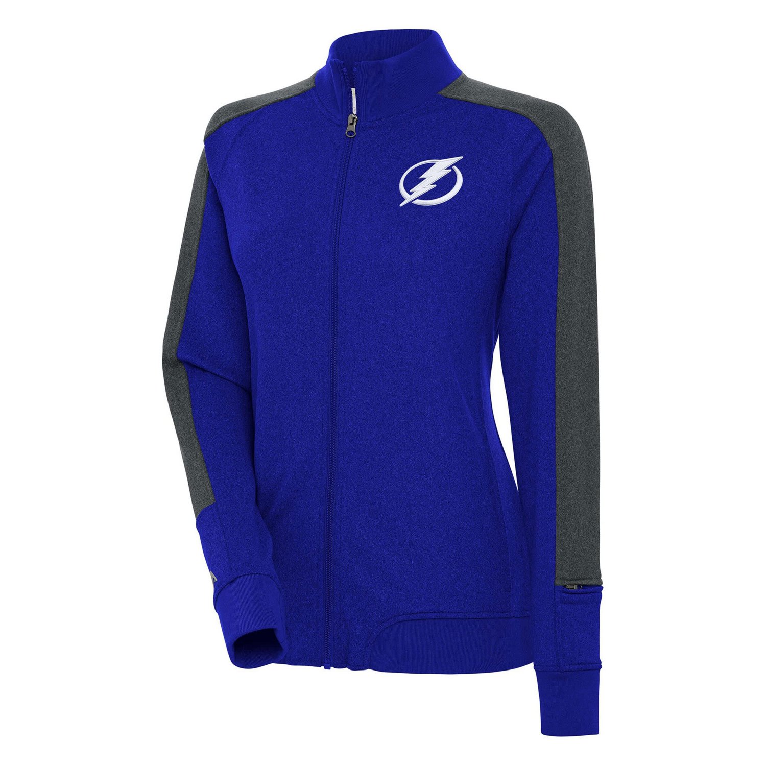 Antigua Tampa Bay Lightning Strike Full-Zip Track Jacket | Academy