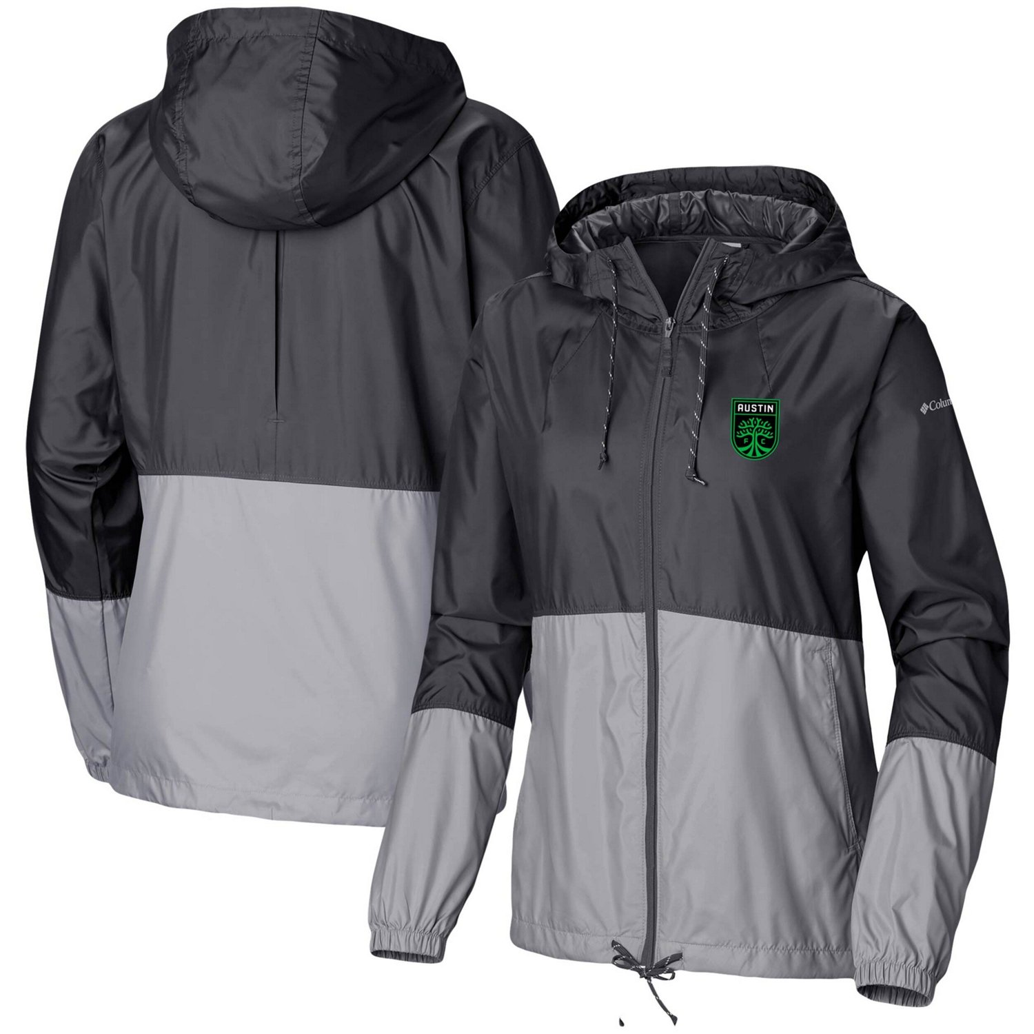Columbia Gray Austin FC Flash Forward Team Windbreaker Jacket | Academy