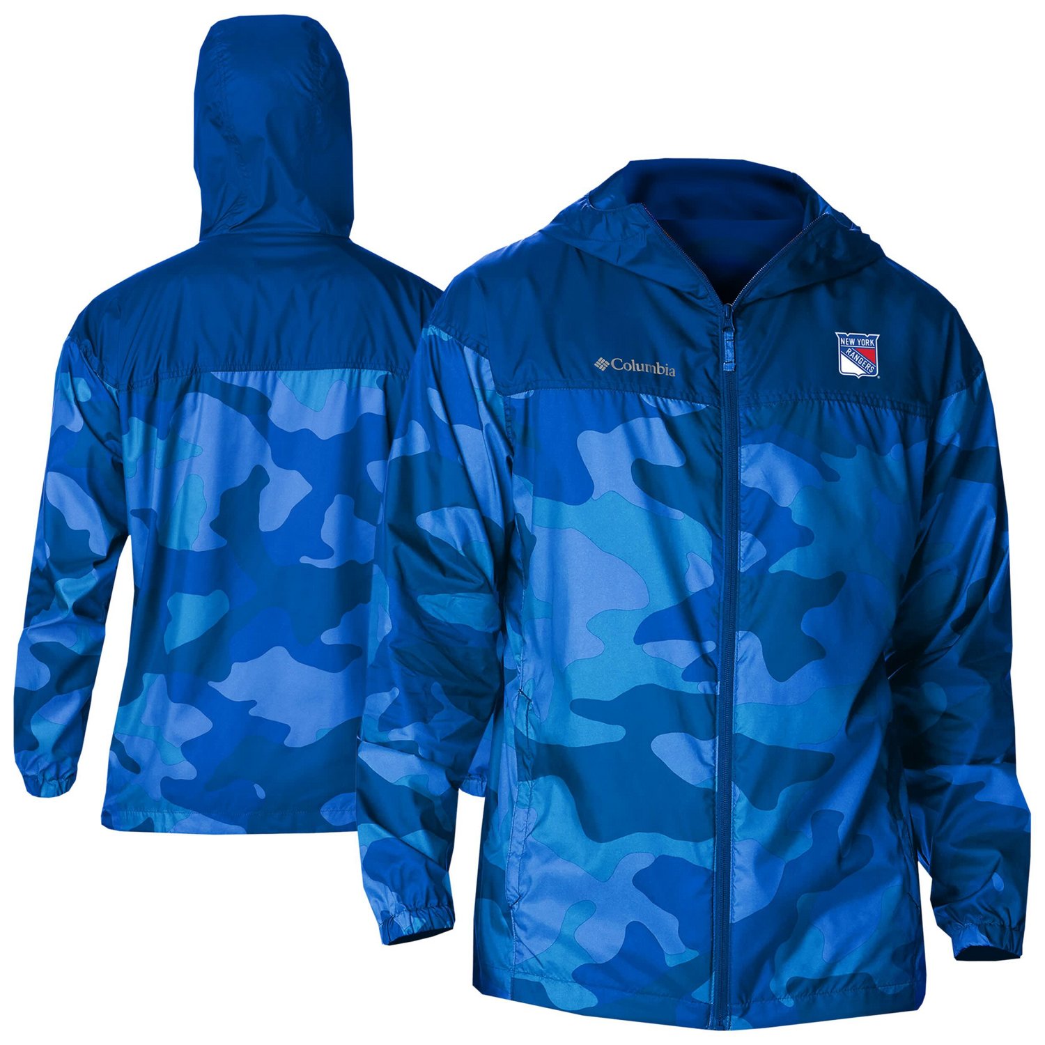 Columbia New York Rangers Camo Flash Challenger Omni-Shade Full-Zip ...