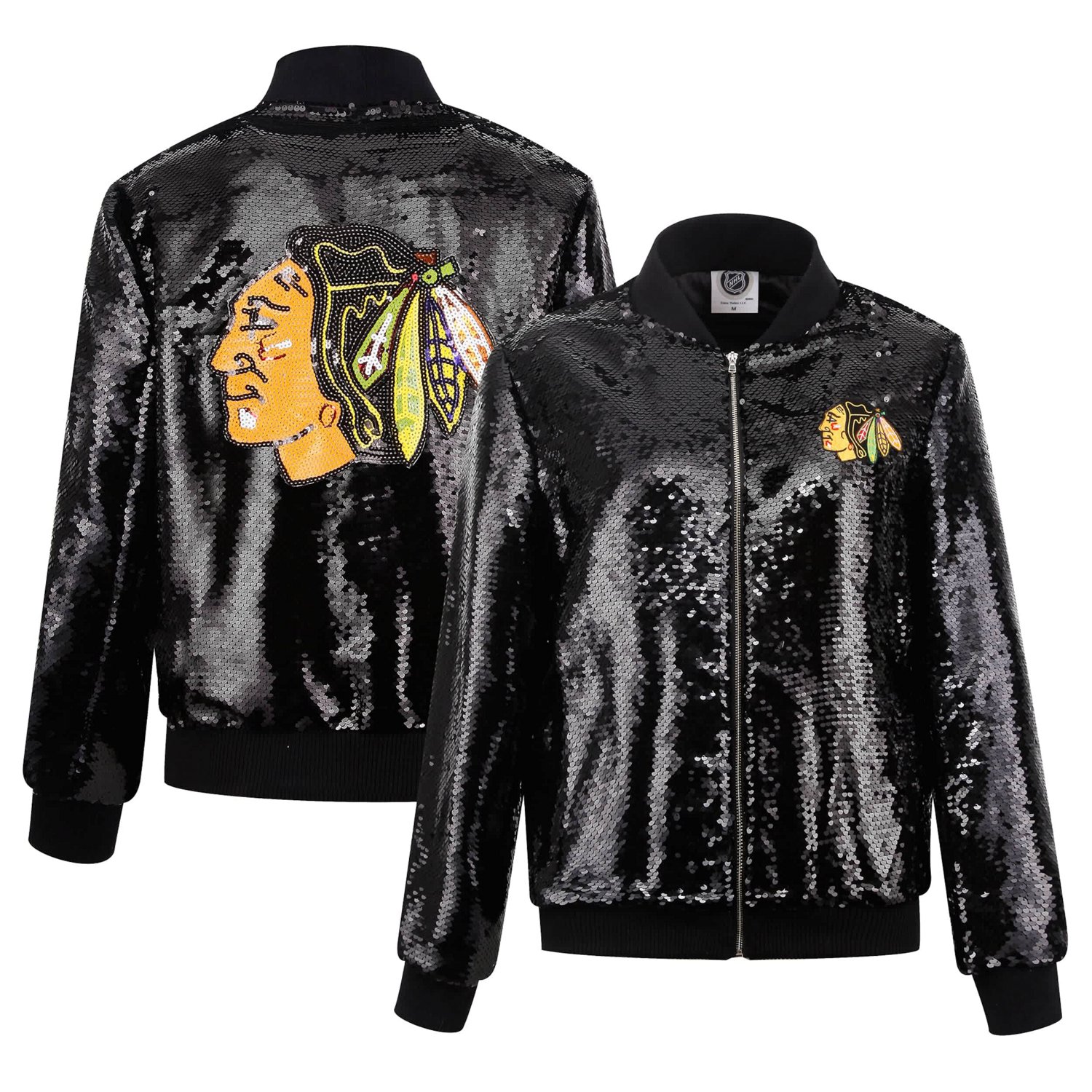 Cuce Chicago hawks Sequin Full-Zip Jacket | Academy